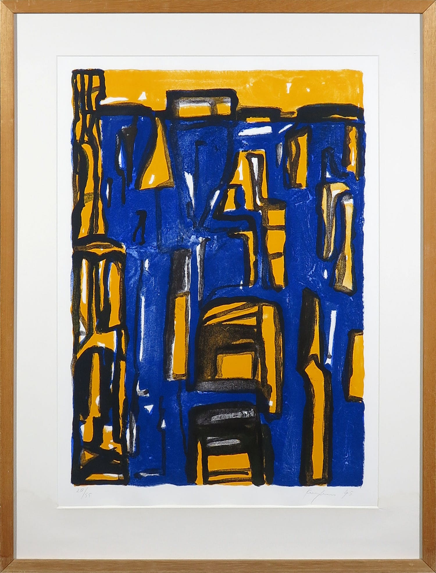 Theo Kuijpers - Litho, Zonder titel - Ingelijst Verkocht | Kunstveiling.nl