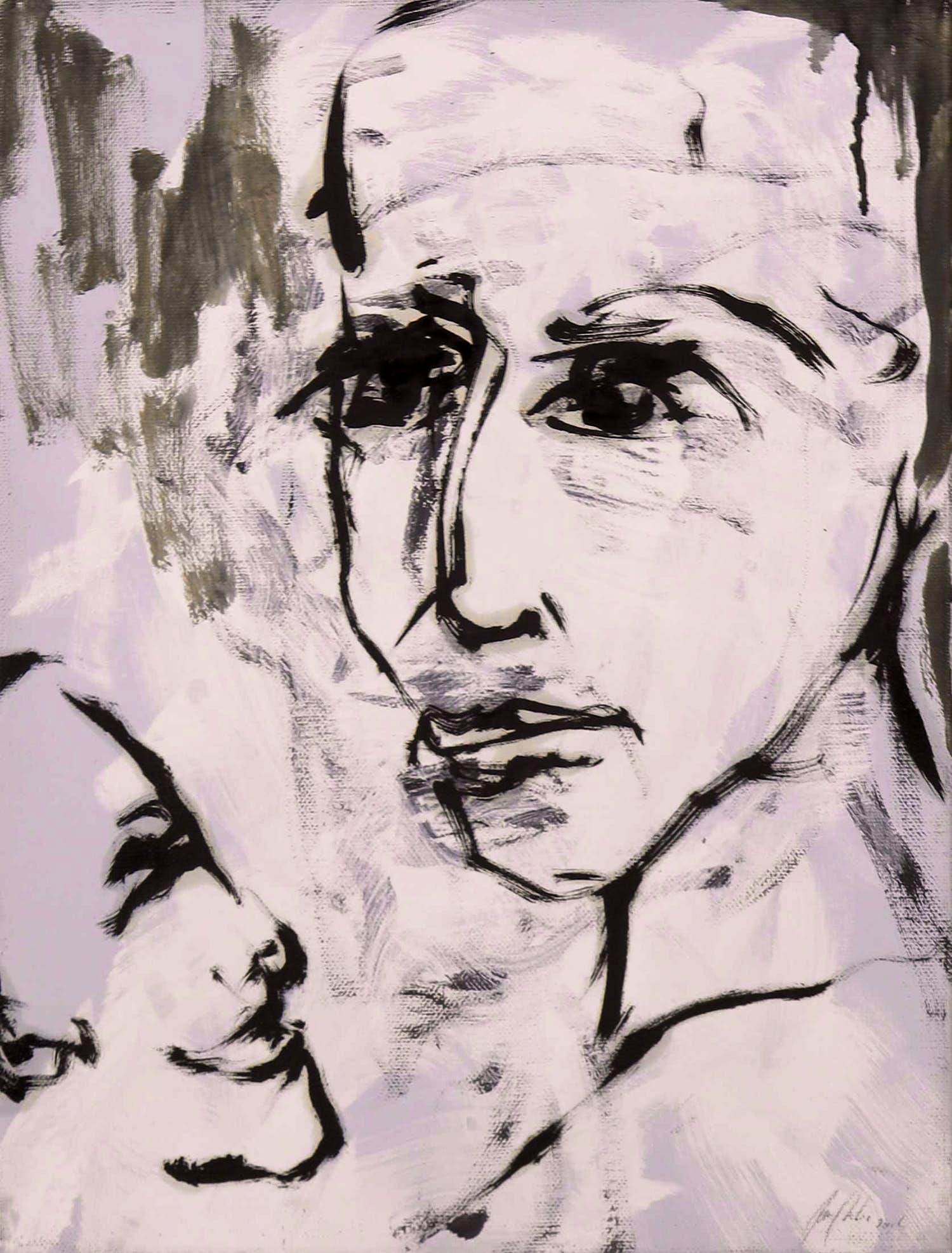 Ralf Lake - Erziehung, Öl auf Canvas Verkocht | Kunstveiling.nl