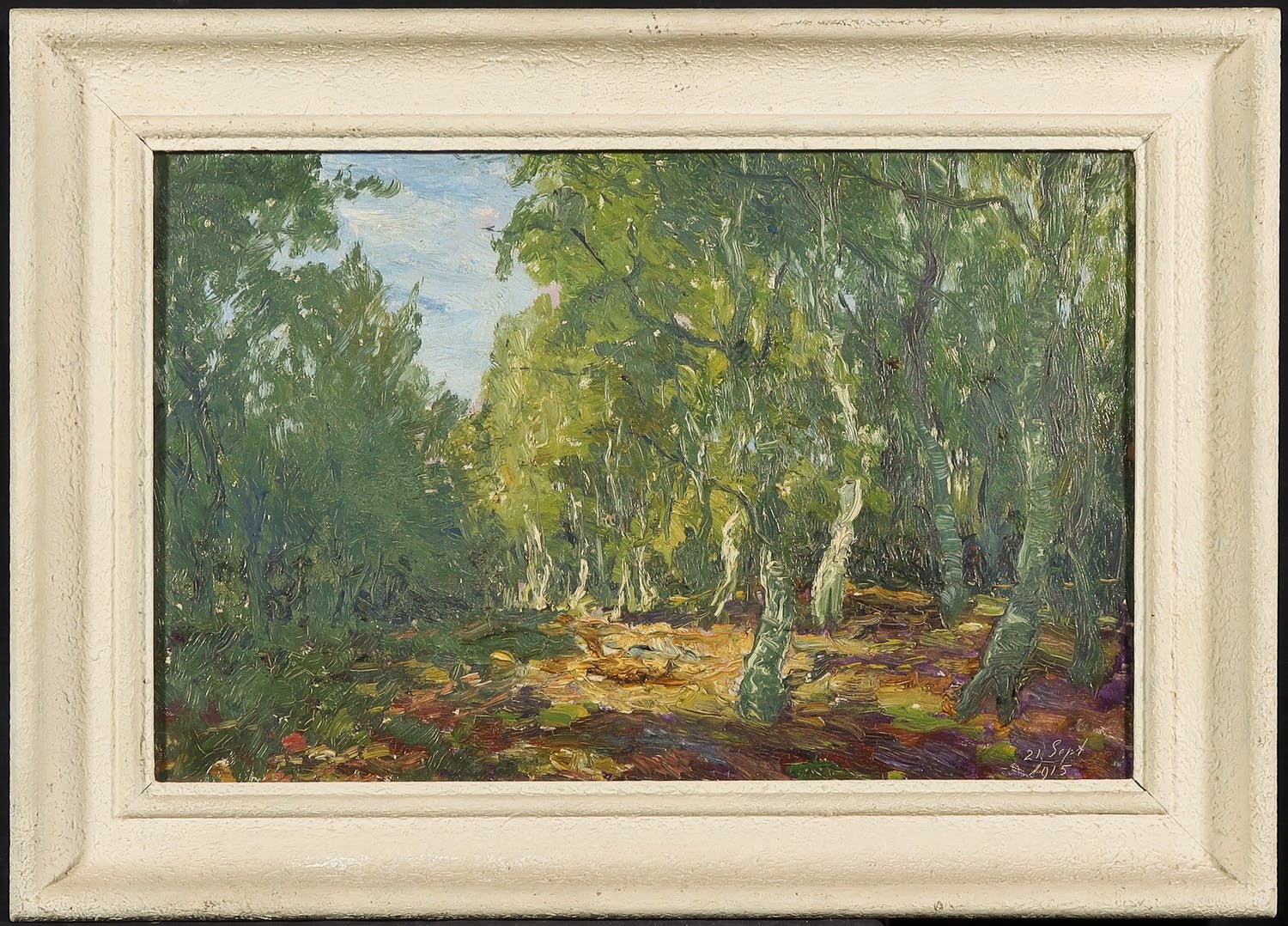 Egbert Schaap - Olieverf op doek, September - Ingelijst verkocht ...