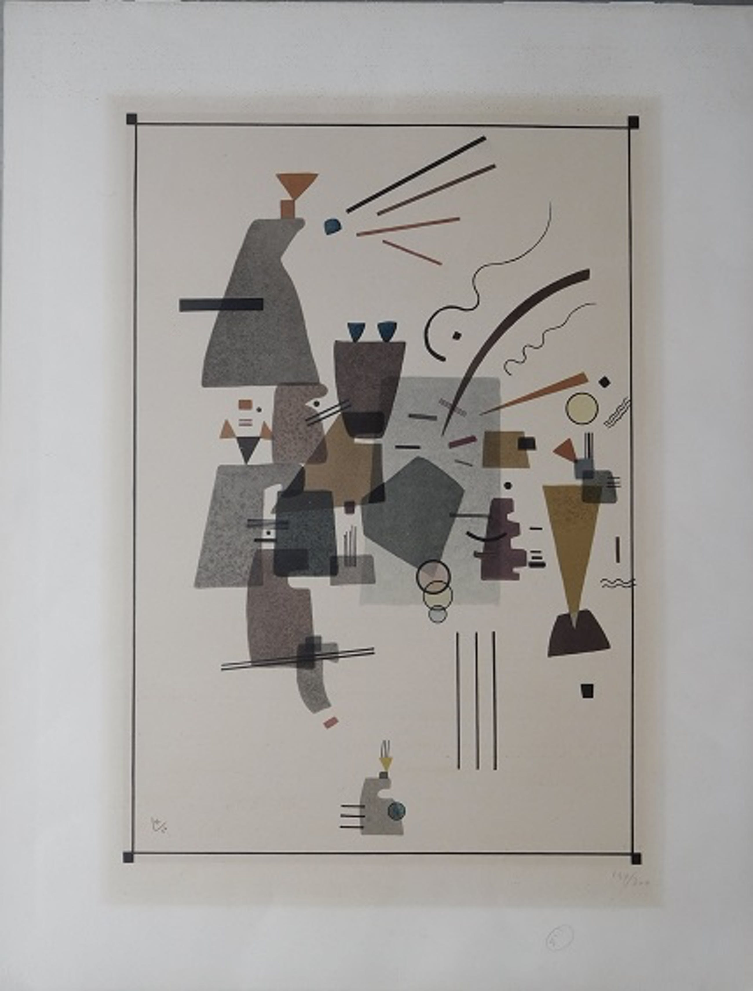 Vasili Kandinsky - Litho - Editie Maeght - 239/300 - gesigneerd in de ...