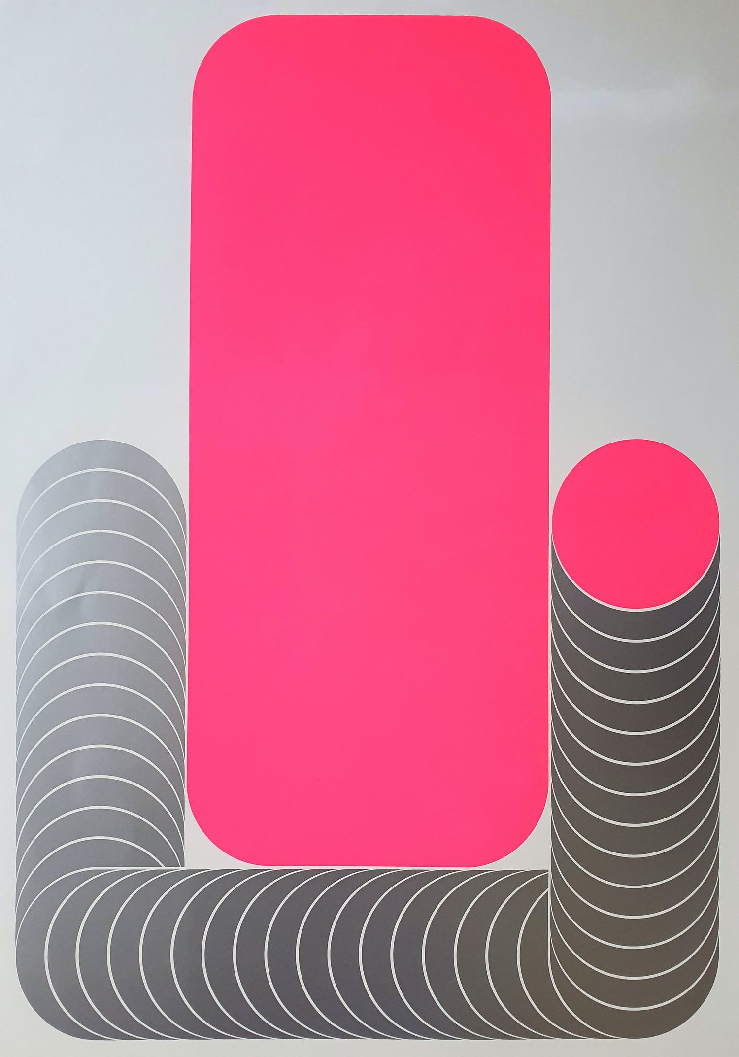 Thomas Lenk - prent 190 - glanzende zeefdruk Verkocht | Kunstveiling.nl