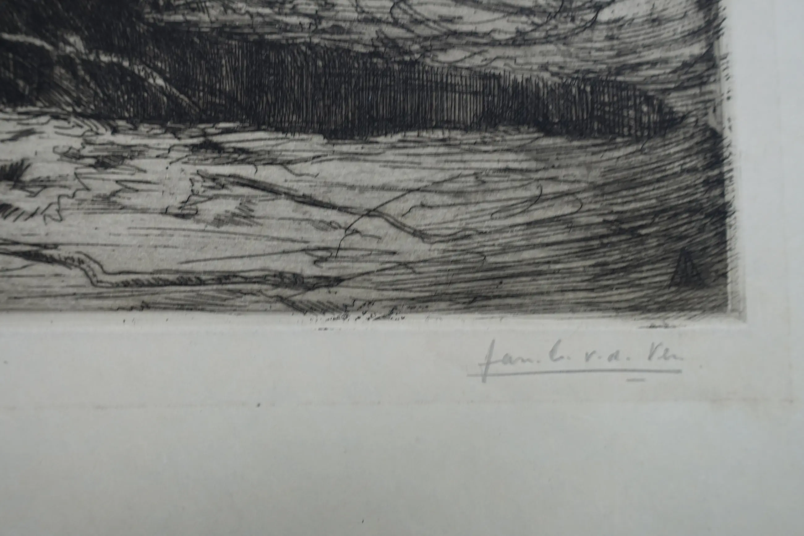 Jan Cornelis van der Ven - STORM 6 NOV. 1921 HAAGSCHE BOSCH NR.8 ...