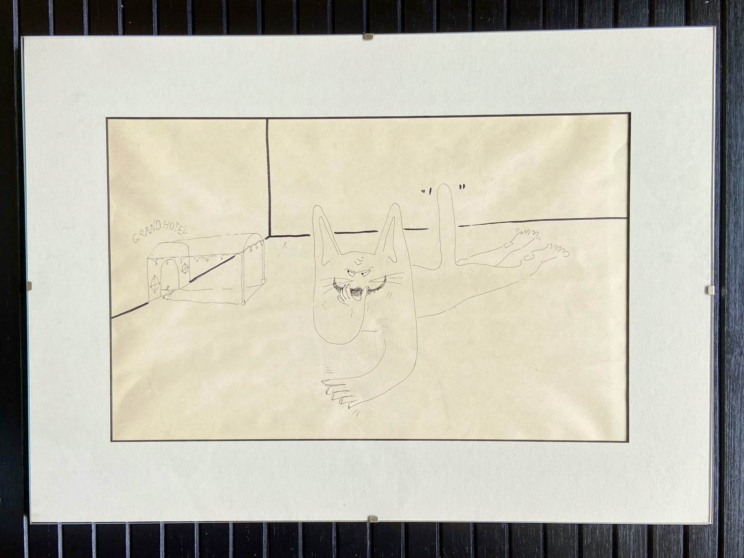 Frederick James van den Broek - Pentekening “Grand Hotel” Verkocht ...