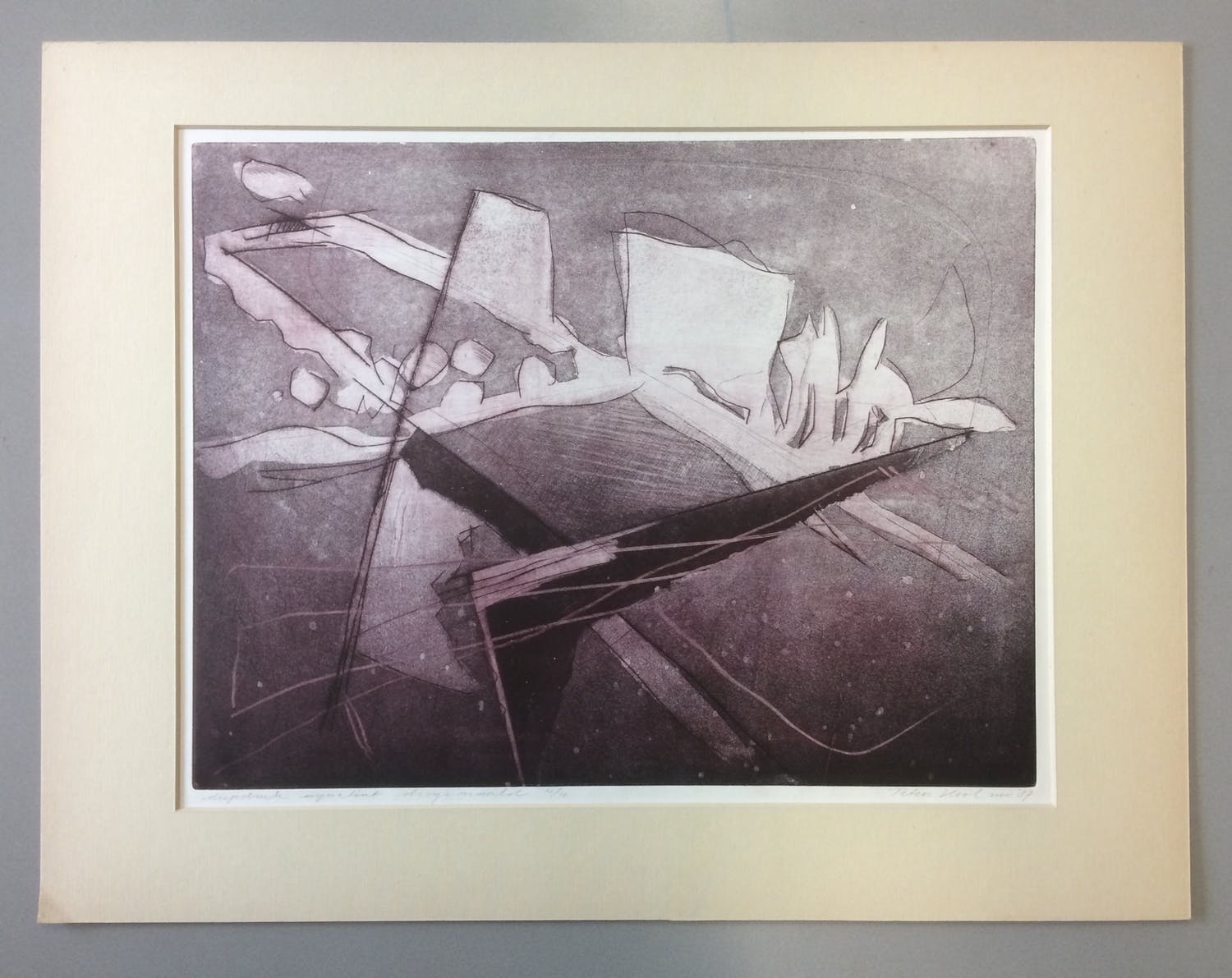Peter Kool - Abstract Landschap kopen? Bied vanaf 75! | Kunstveiling.nl