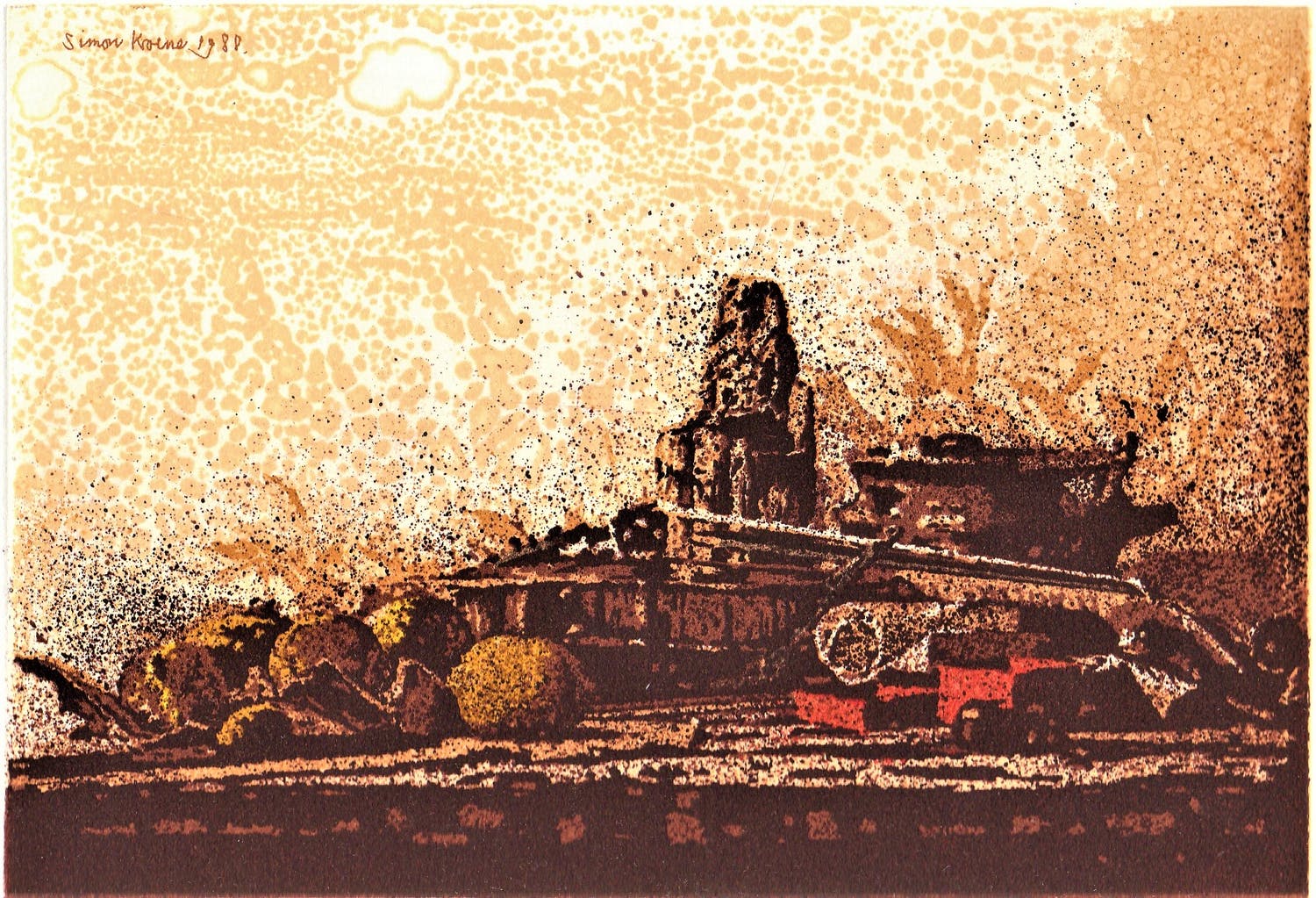 Simon Koene - Stilleven met viool en Egyptisch beeldje Verkocht ...