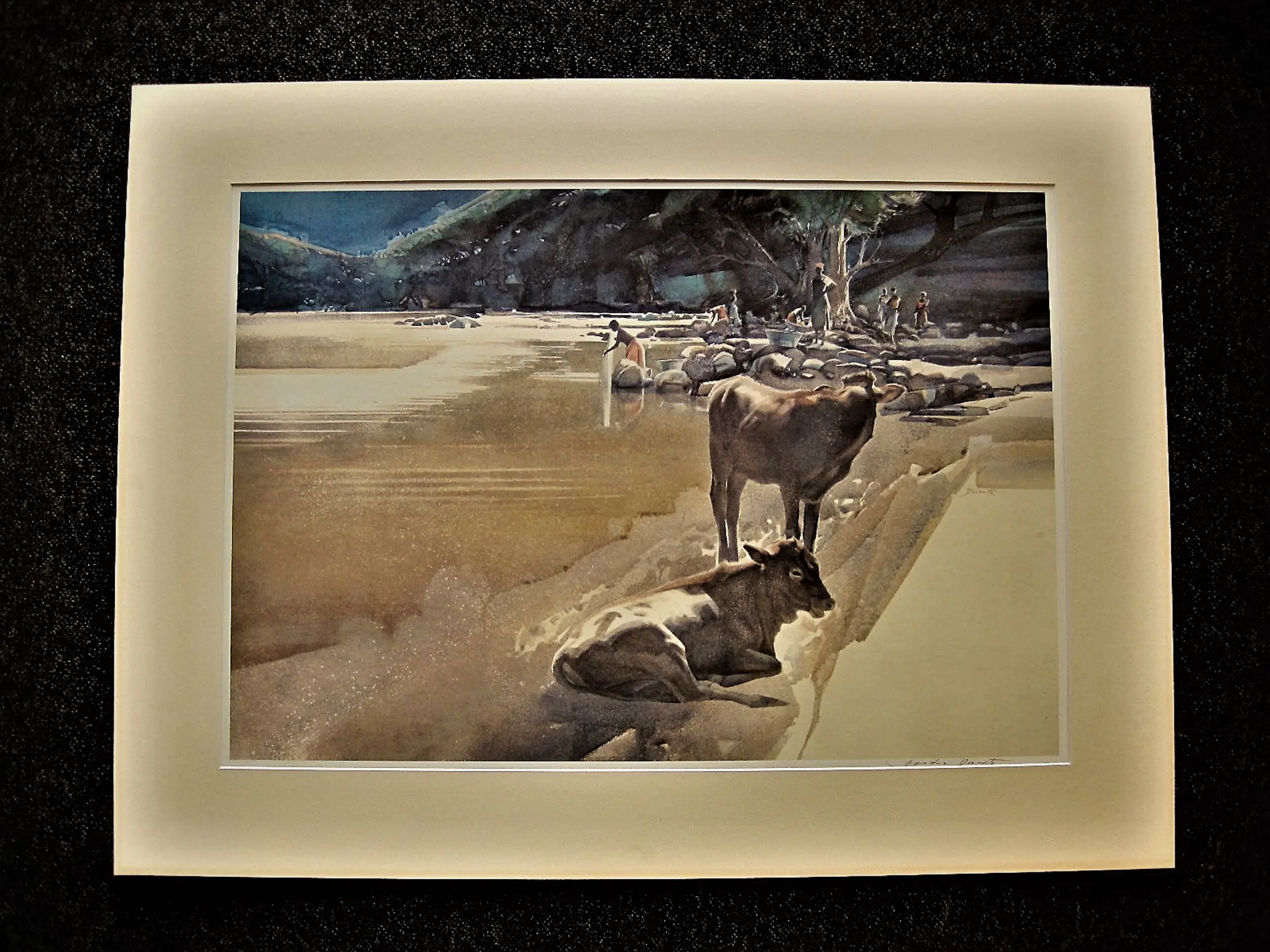 Izidro Duarte - Zuid Afrika - GROTE impression. Lithografie "Mapungubwe ...
