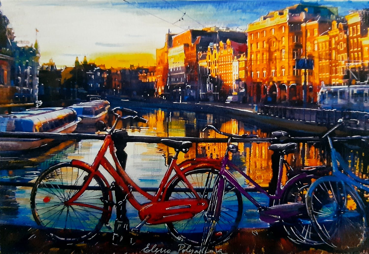 Elena Polyakova - Elena Polyakova - In Amsterdam Verkocht | Kunstveiling.nl