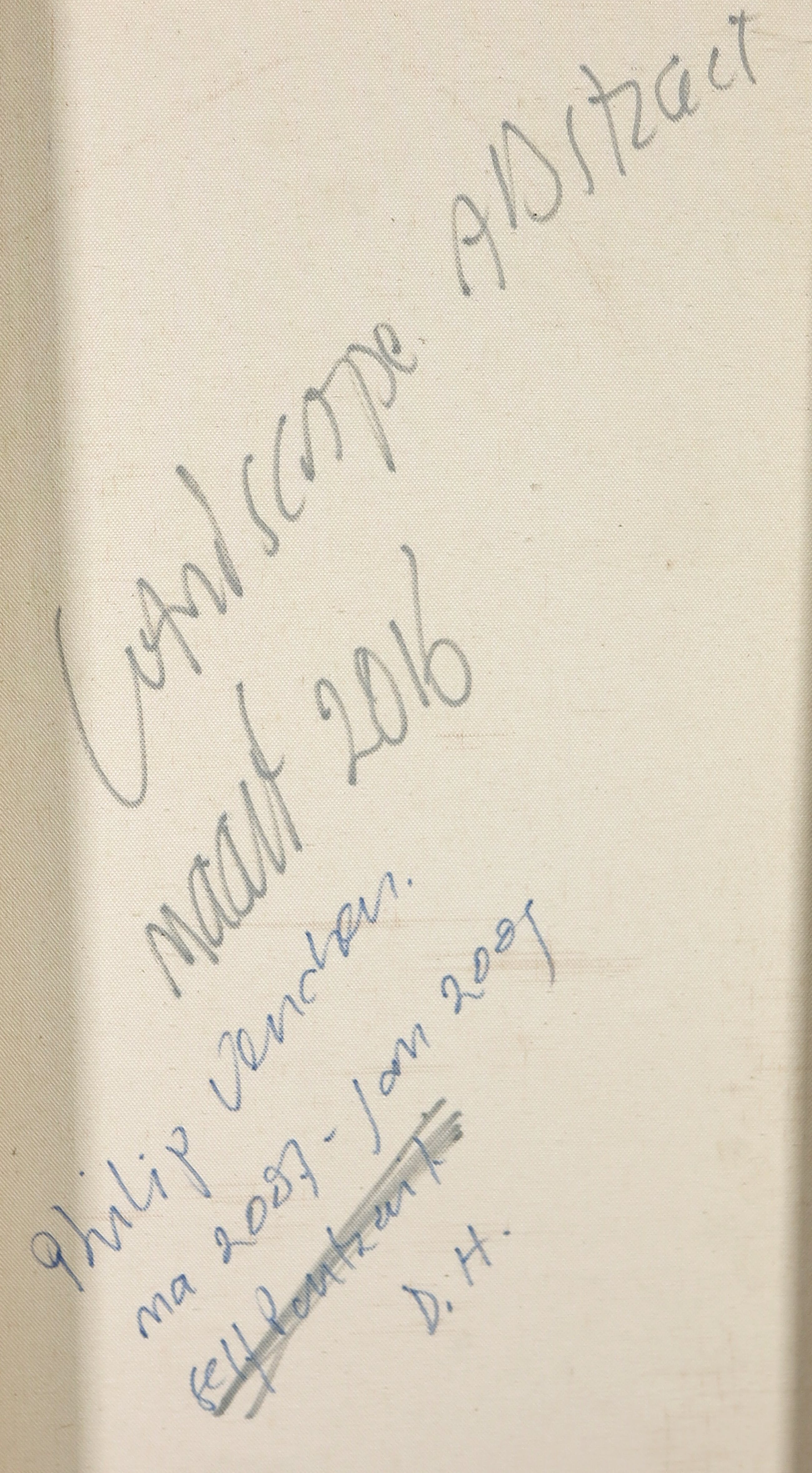 Philip Vencken - Olieverf op doek, Landscape Abstract Verkocht | Kunstveiling.nl