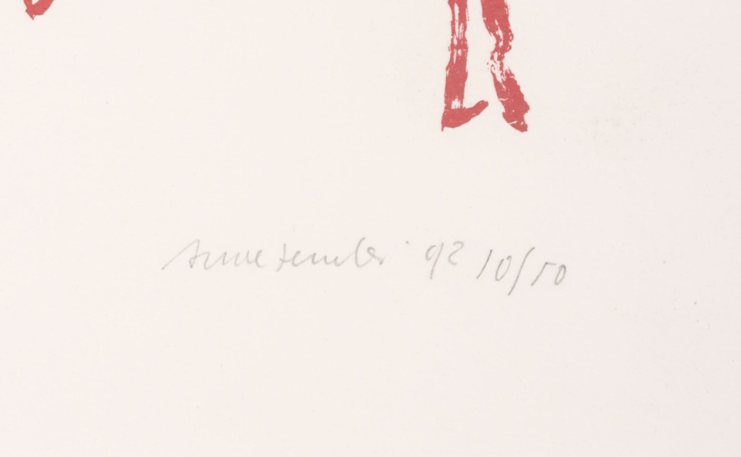 Anne Semler - Zeefdruk, Schaddeveld Verkocht | Kunstveiling.nl