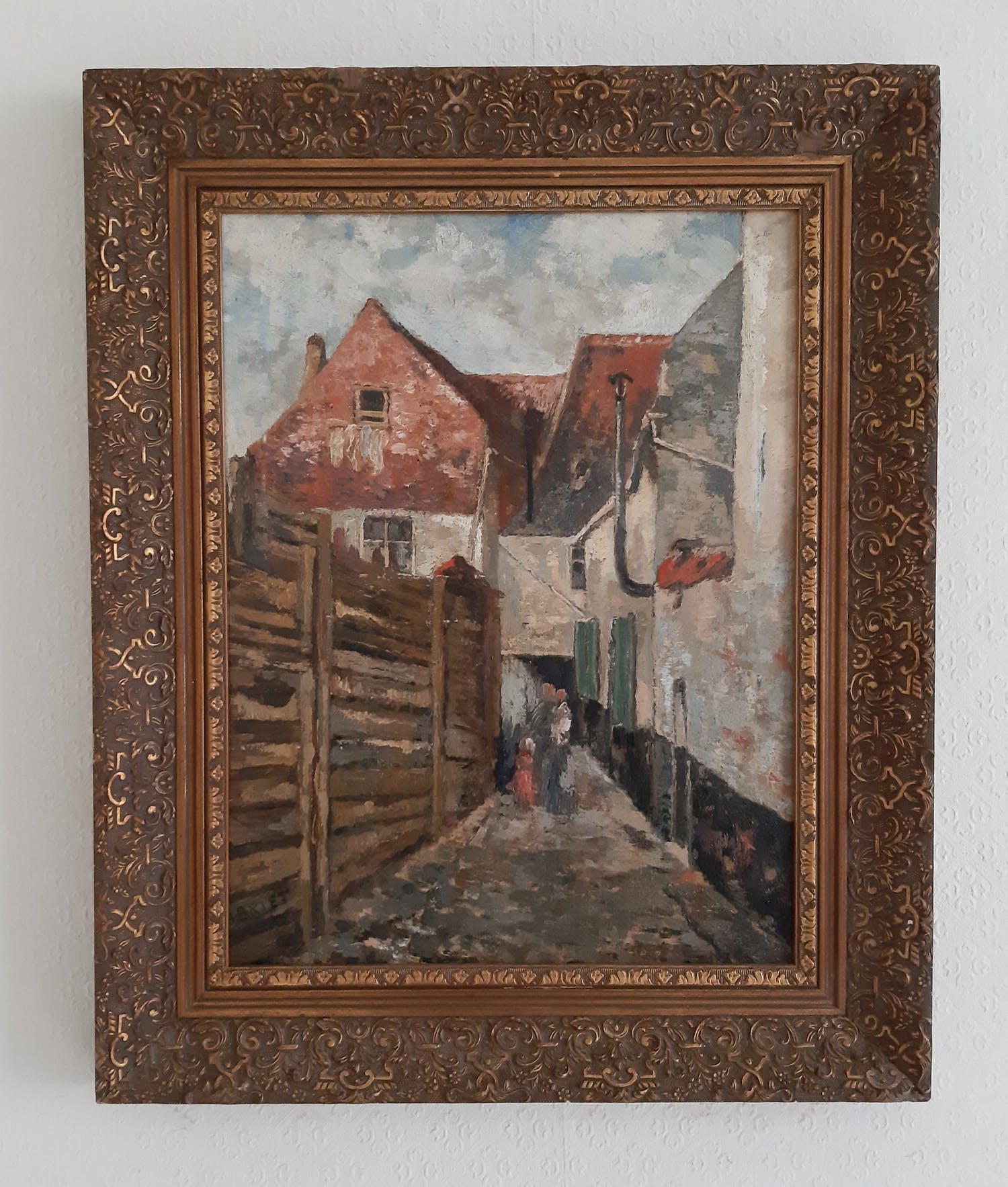 Arthur Briet - Steegje met poort Verkocht | Kunstveiling.nl