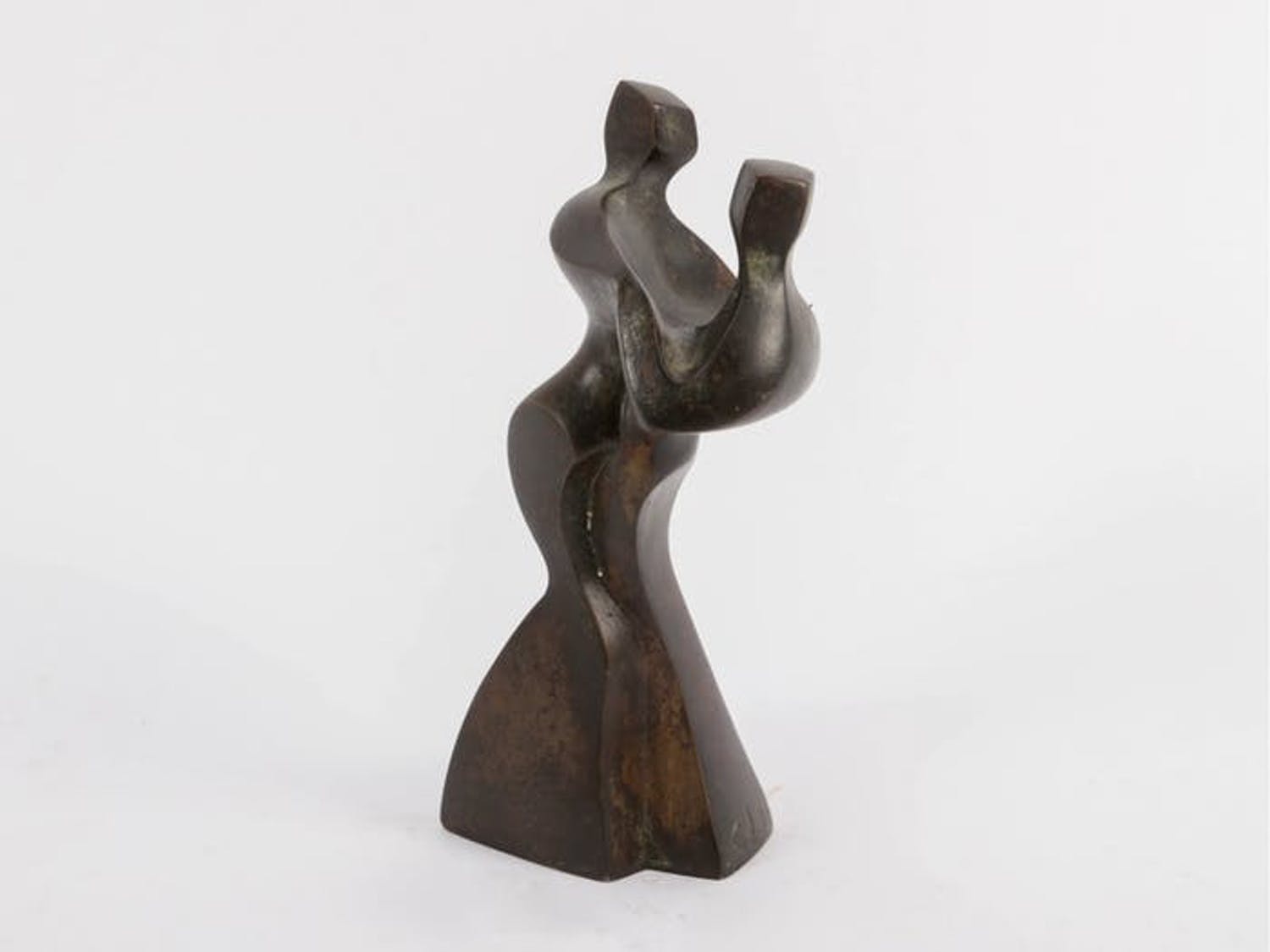 Cor Jong - kubistisch beeld: Wals - 1984 Verkocht | Kunstveiling.nl