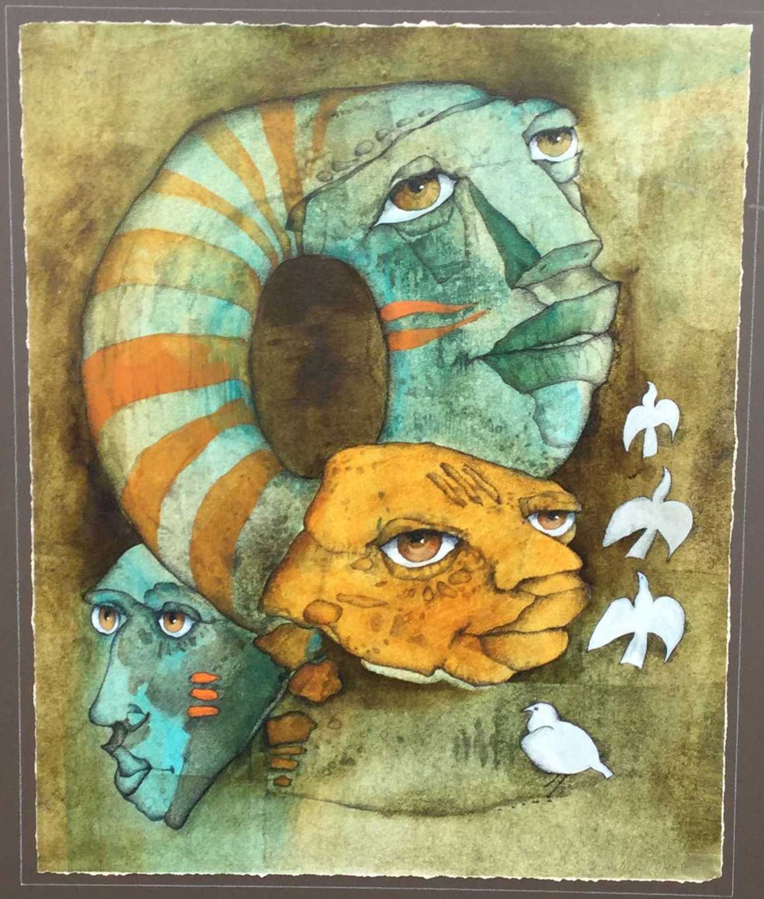 Machiel Hopman - C2878-1 Nzama, surrealistische figuren Verkocht ...