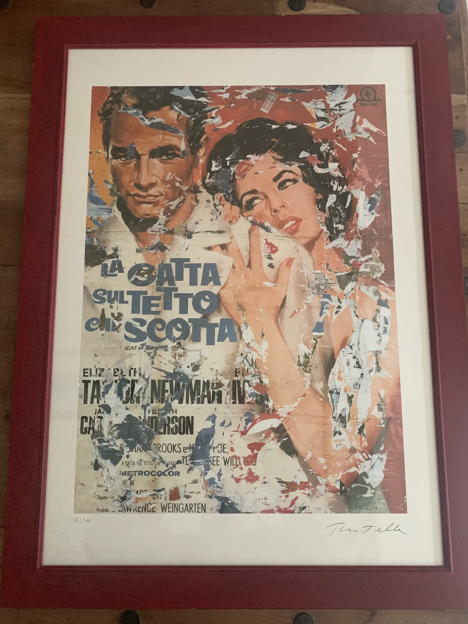 Veilingresultaten van Mimmo Rotella | Kunstveiling.nl