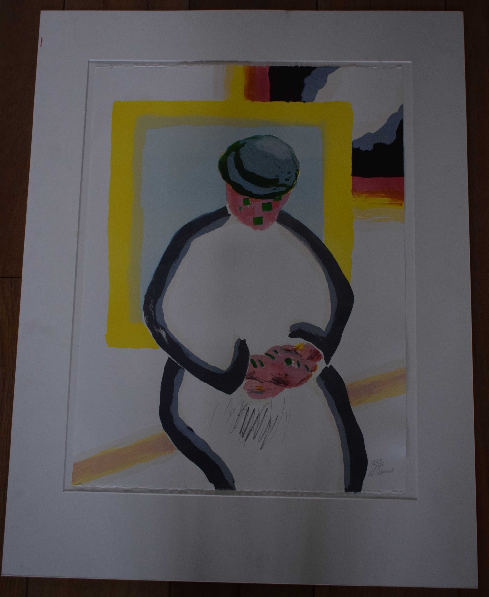 Roger Raveel - litho - La Berceuse verkocht! Bekijk de veilingopbrengst.