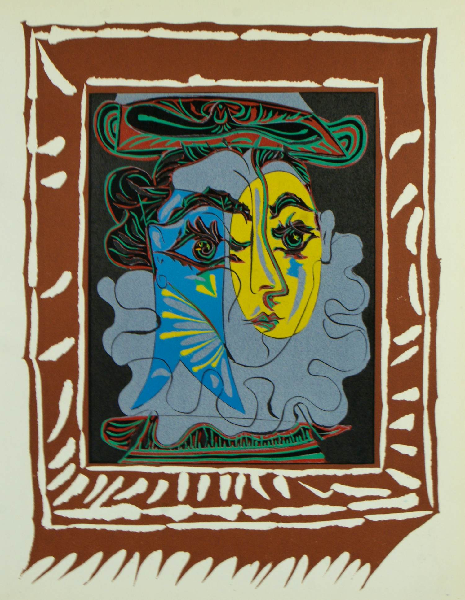Pablo Picasso - "De vrouw met de hoed", Ausgabe 1963 Au Vent d'Arles ...