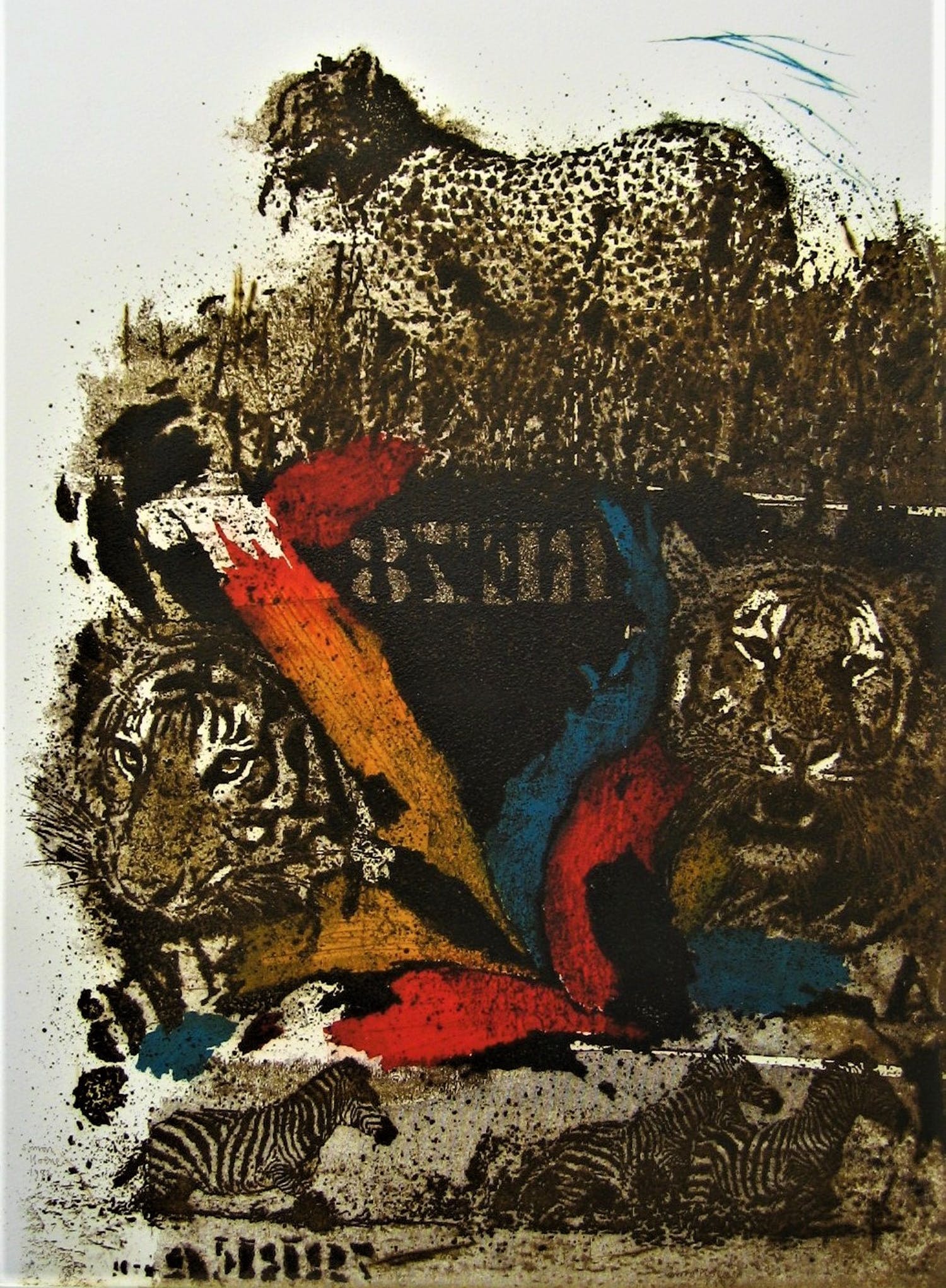 Simon Koene - Cheetah (groot) Verkocht | Kunstveiling.nl