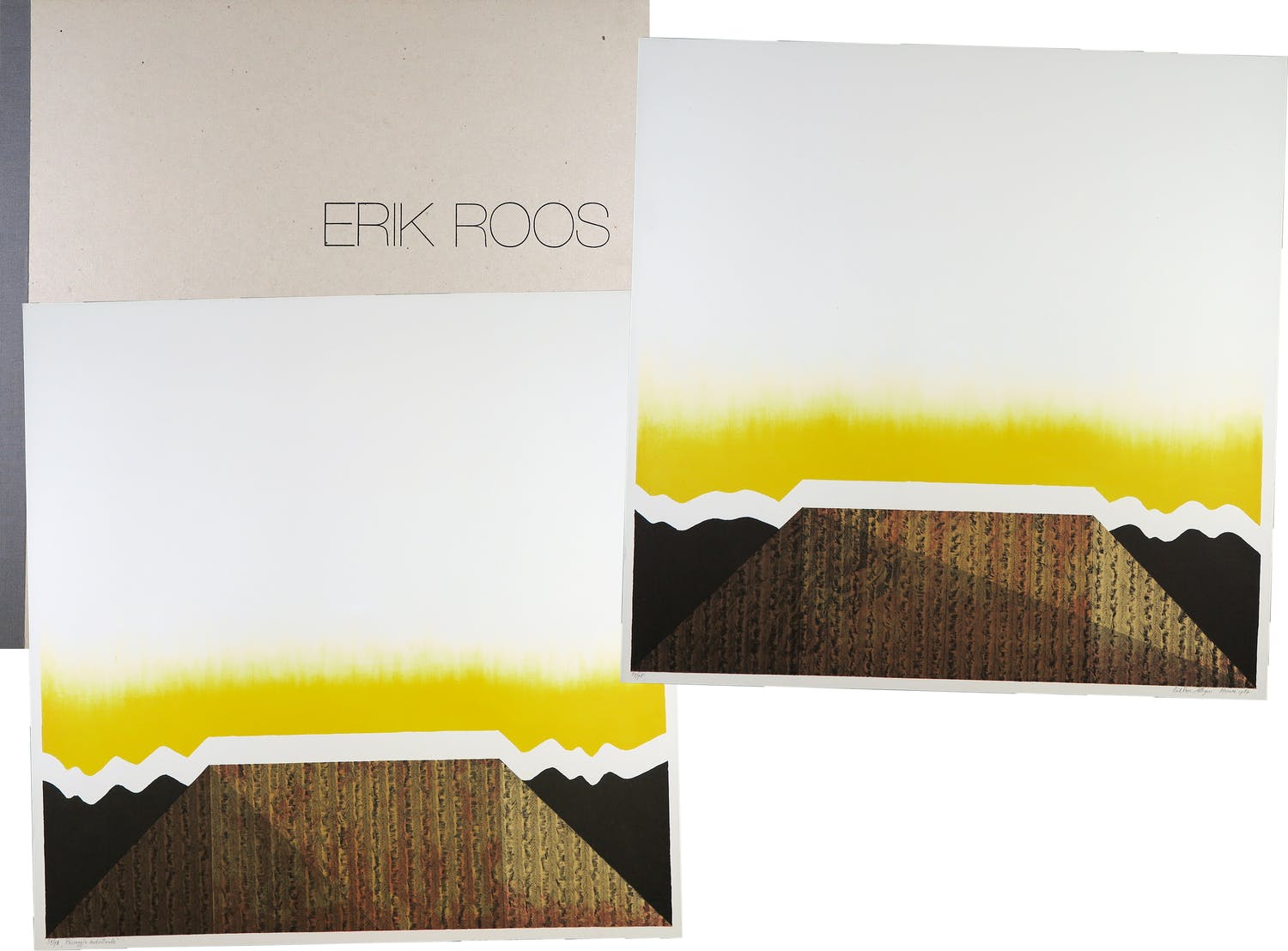 Erik Roos - Map met 2 litho's, Paesaggio Industriale & Albigesi ...