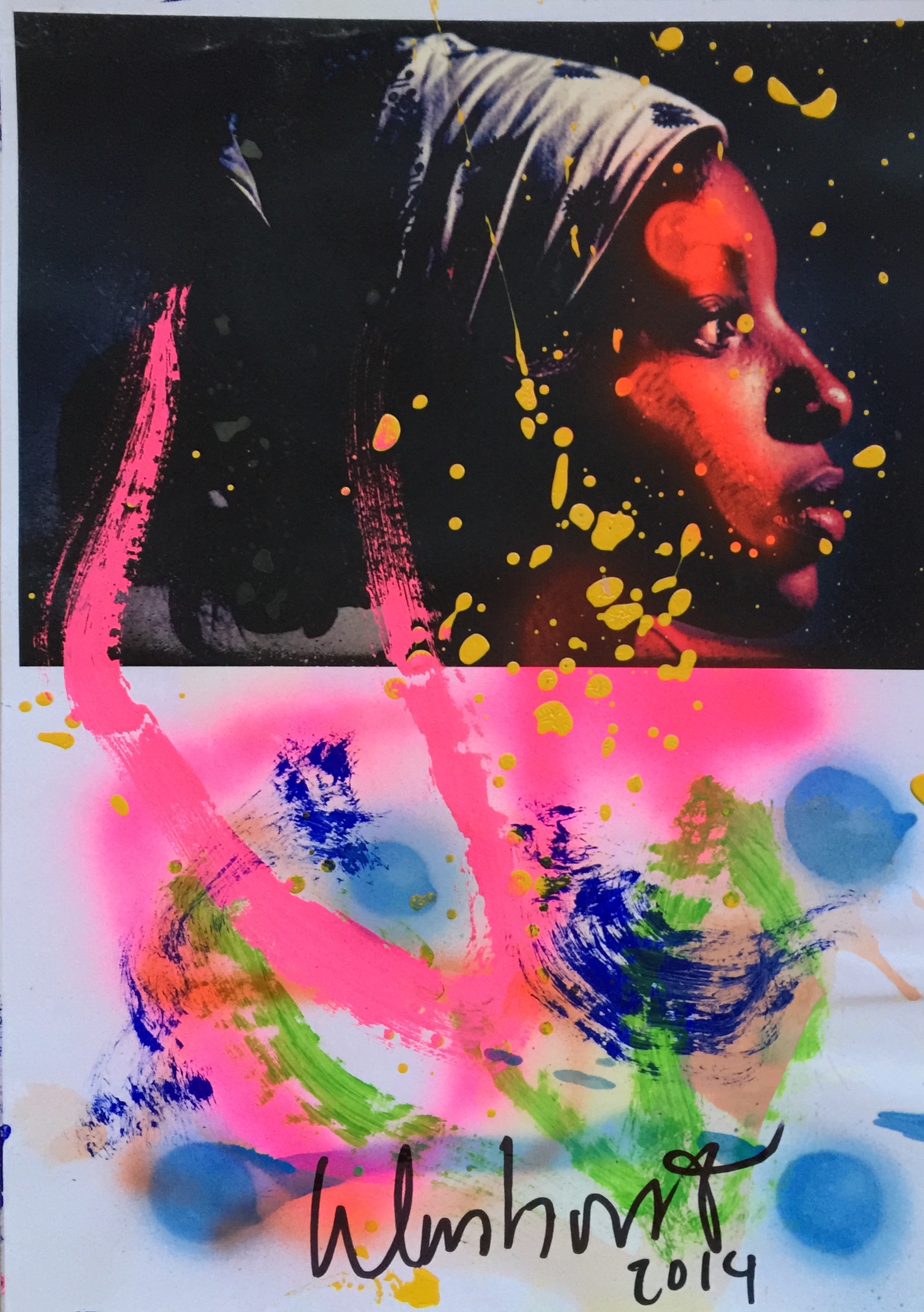 Peter Klashorst - Originele handgesigneerde tekening - African Art ...