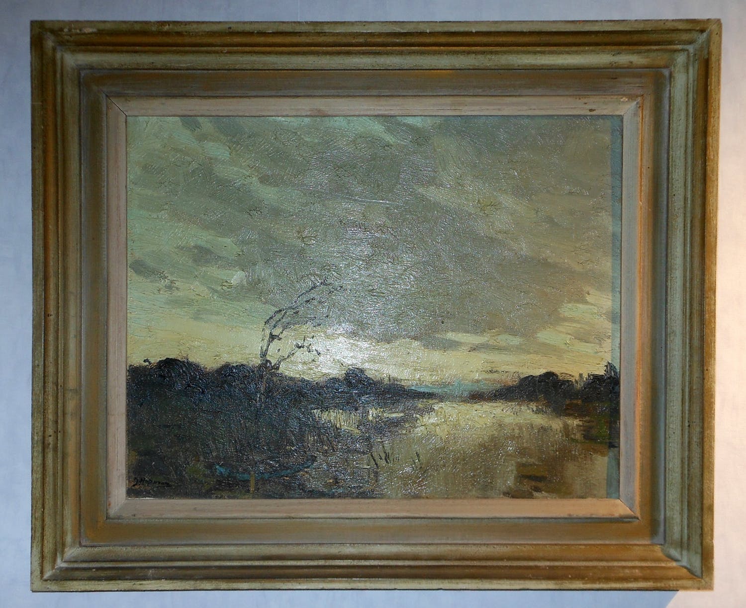 Jan Hopman - Rivierenlandschap Verkocht | Kunstveiling.nl