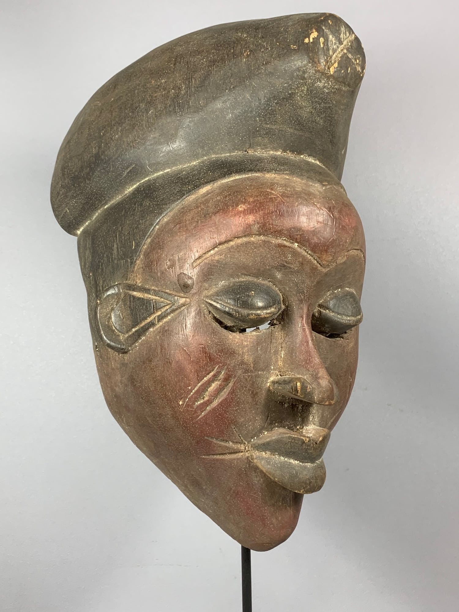 Bakongo - Old AFRICAN Bakongo mask - Congo. Verkocht | Kunstveiling.nl
