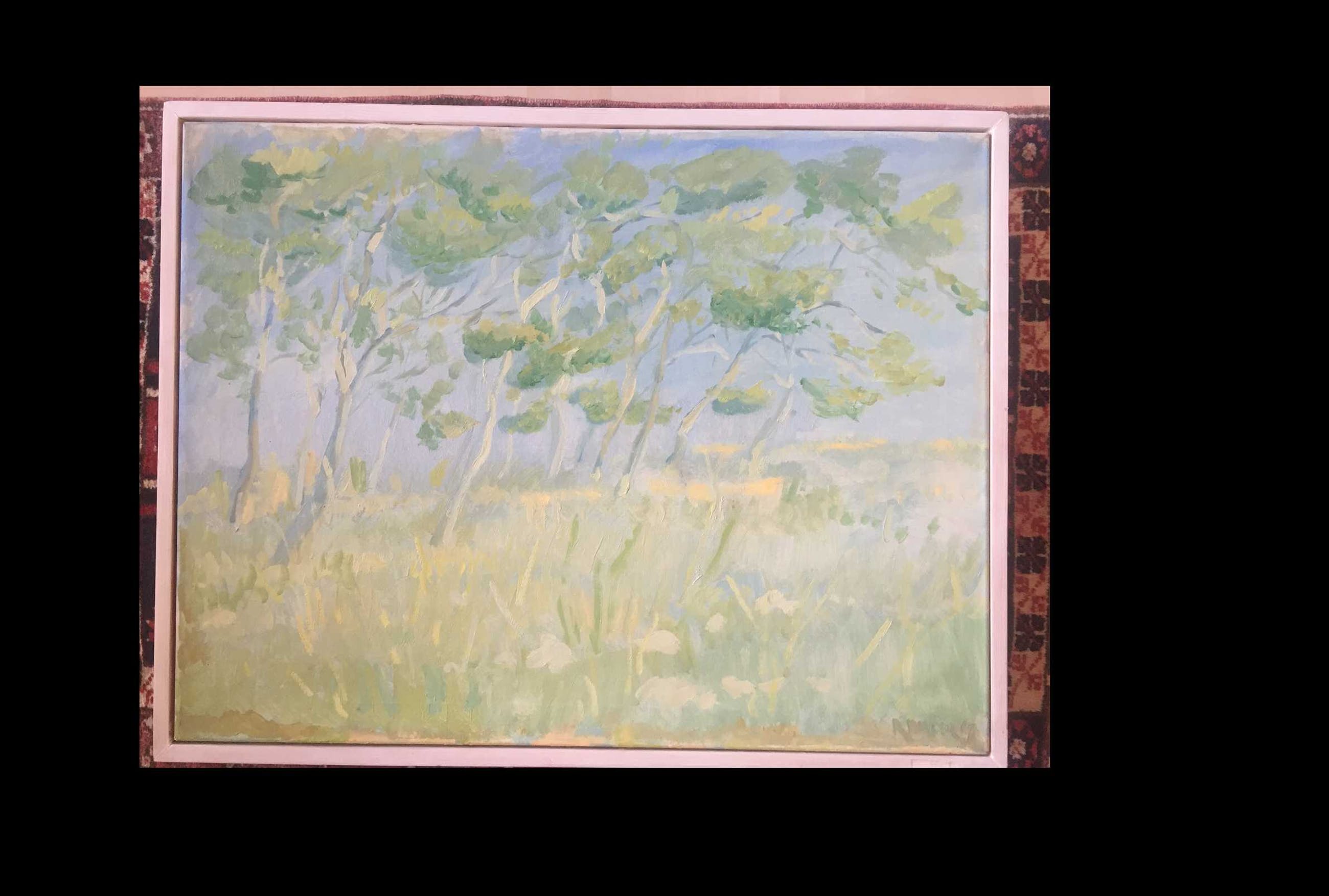 Rob Polak - mediterraan bosgezicht Verkocht | Kunstveiling.nl