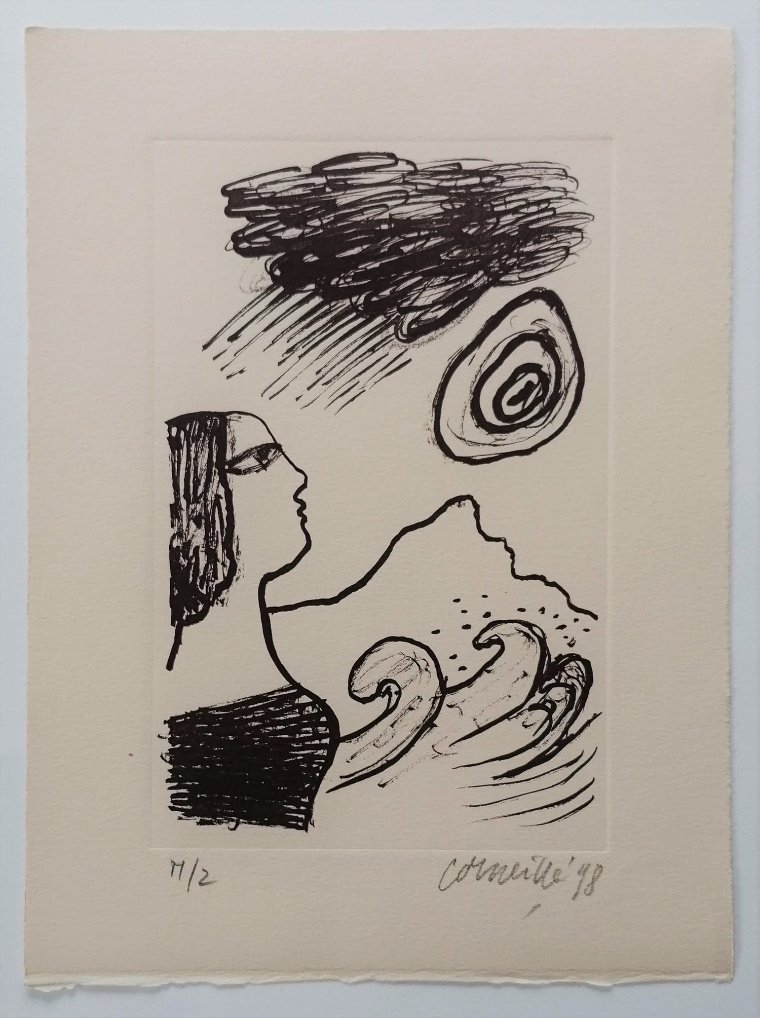 Corneille - La mer toujours, 1998 Verkocht | Kunstveiling.nl