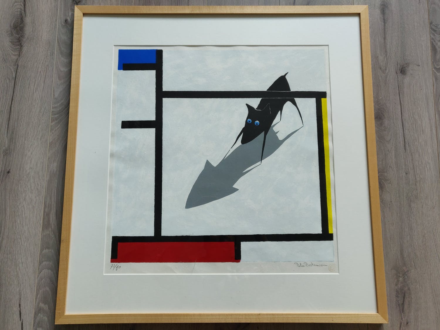 Peter Bastiaanssen - Yapping Mondriaan Verkocht | Kunstveiling.nl