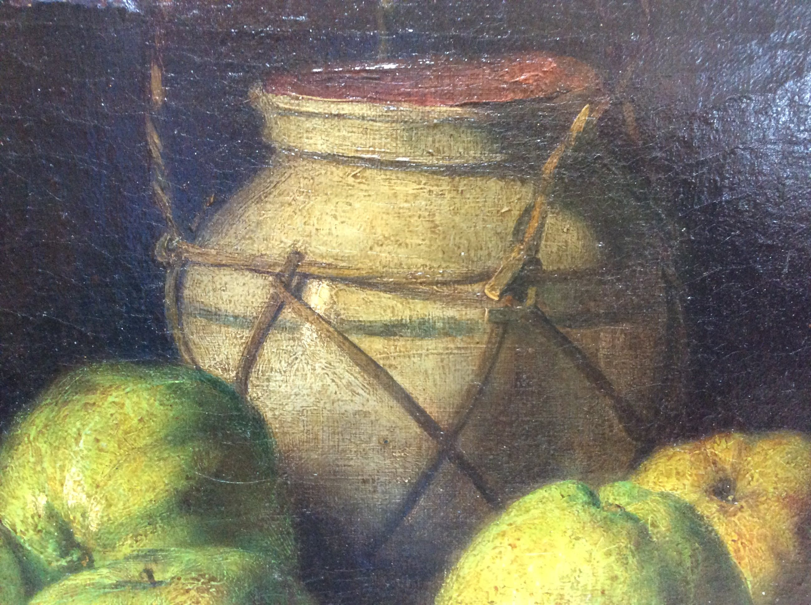 Barend Ferwerda - 1880-1958 Stilleven met gemberpot en appels Verkocht ...