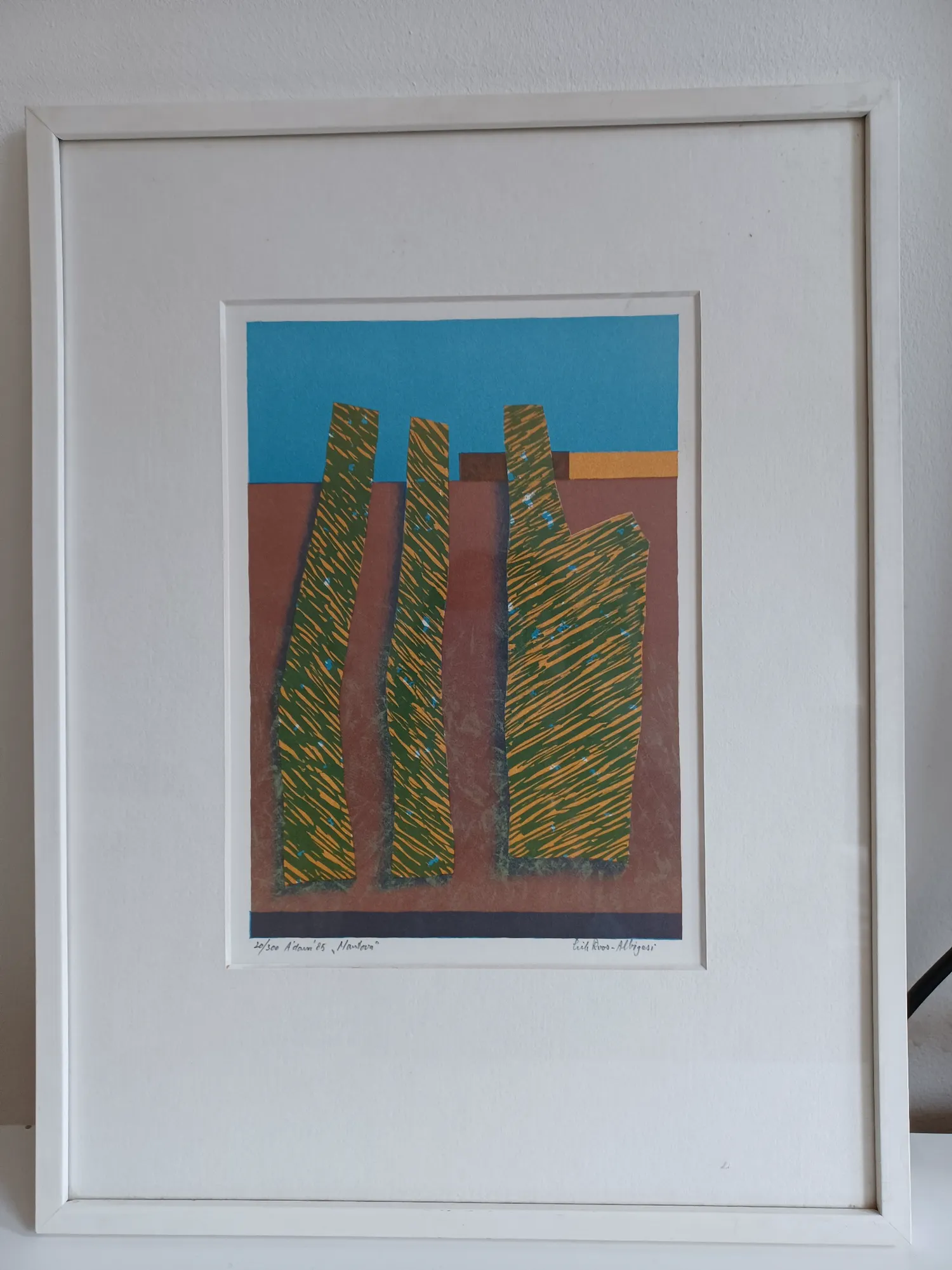 Erik Roos - Albigesi - Mantova, Amsterdam ' 85 Verkocht | Kunstveiling.nl