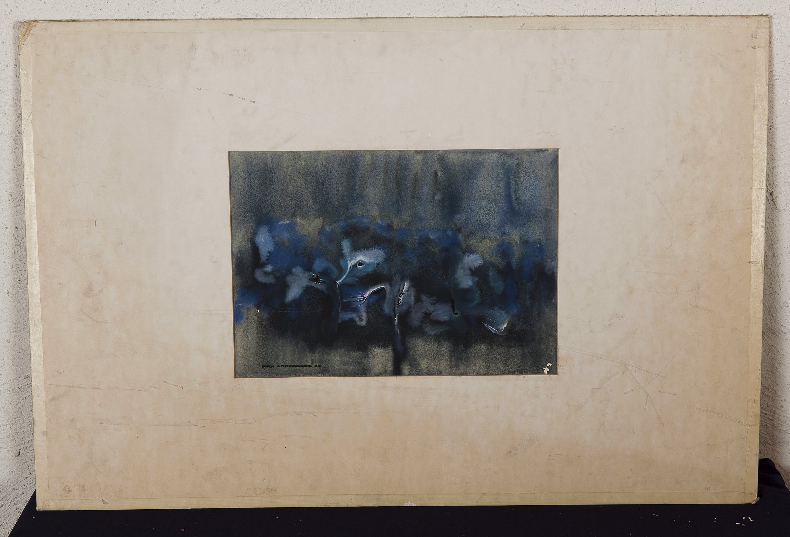 Dirk Rodenburg - Spring at Uranus - 1969 - gouache op papier - BKR ...