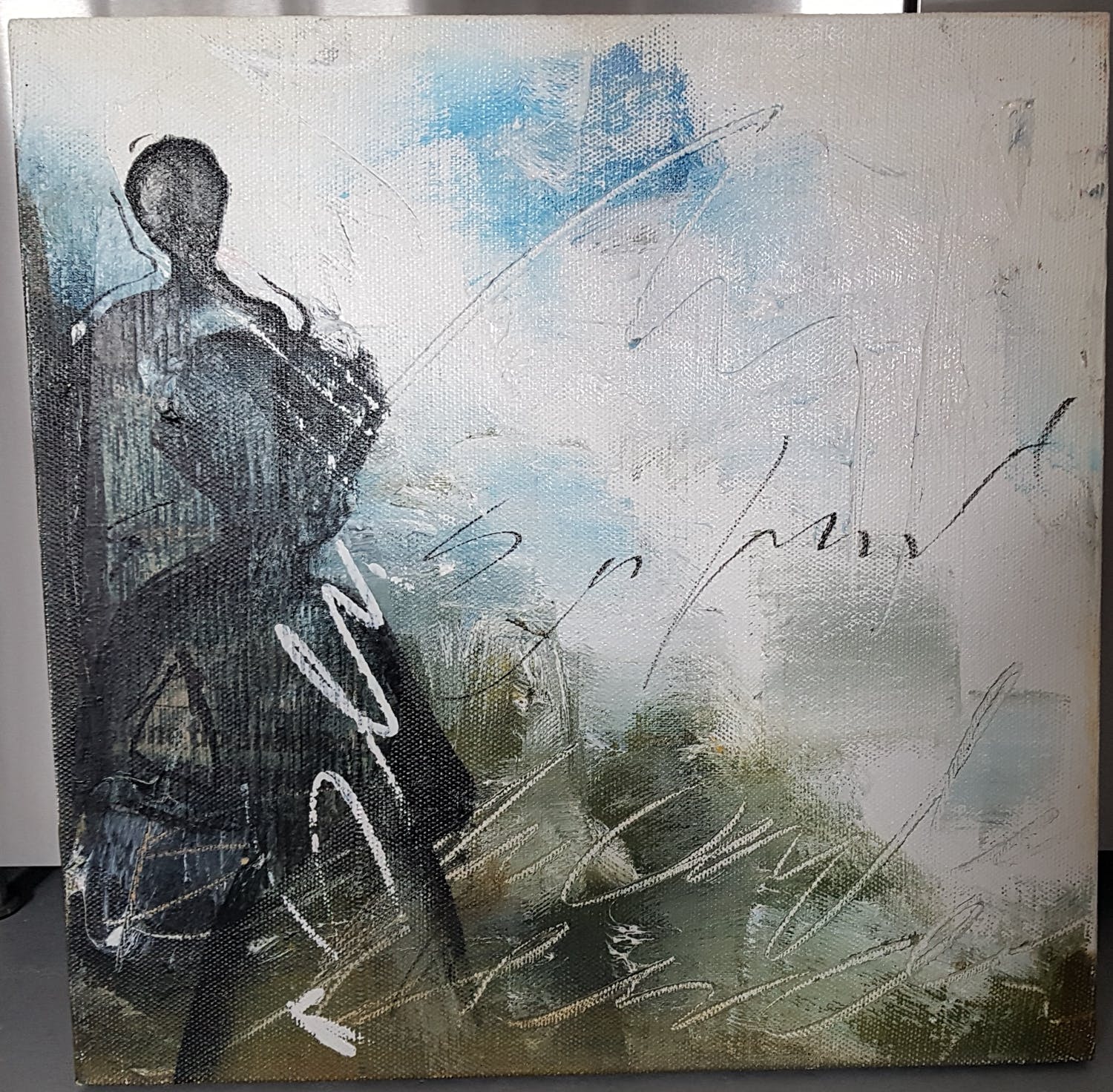 Dario Bosa - Abstract Figuur. Verkocht | Kunstveiling.nl