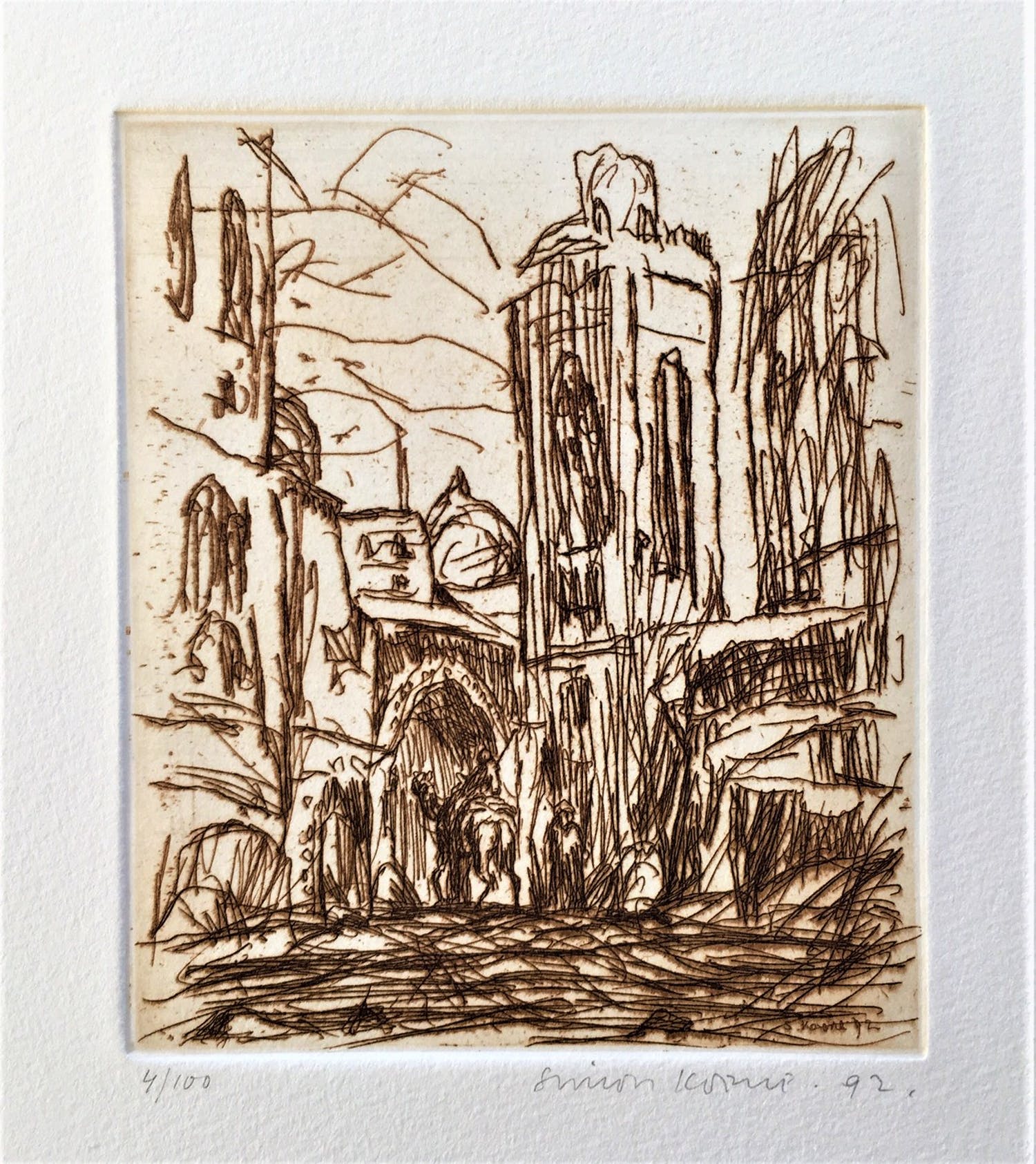 Simon Koene - Kameelruiter bij stadspoort Verkocht | Kunstveiling.nl