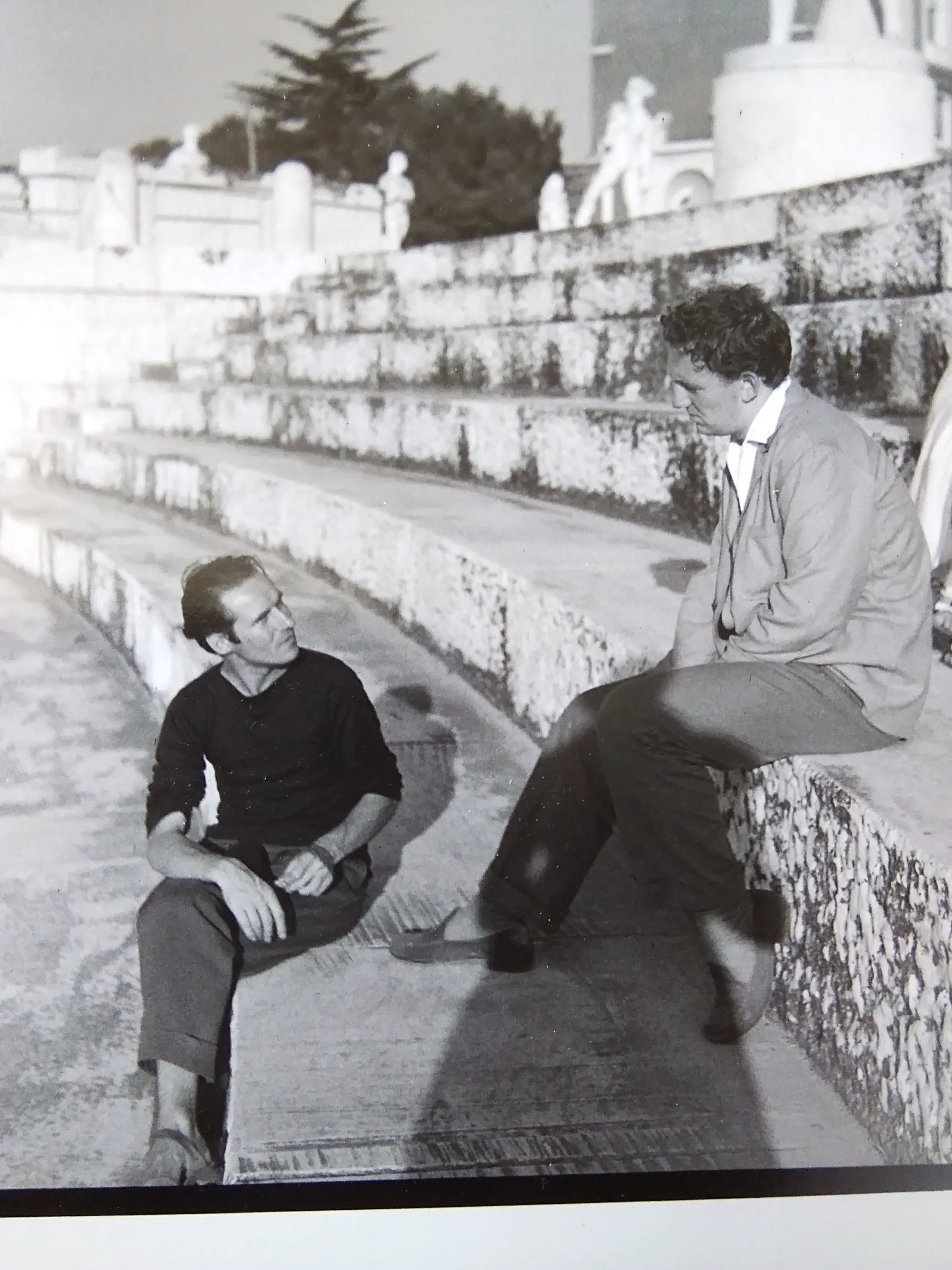 Henny Riemens - Hugo Claus, Elly Claus, Corneille in Rome 1954 Verkocht ...