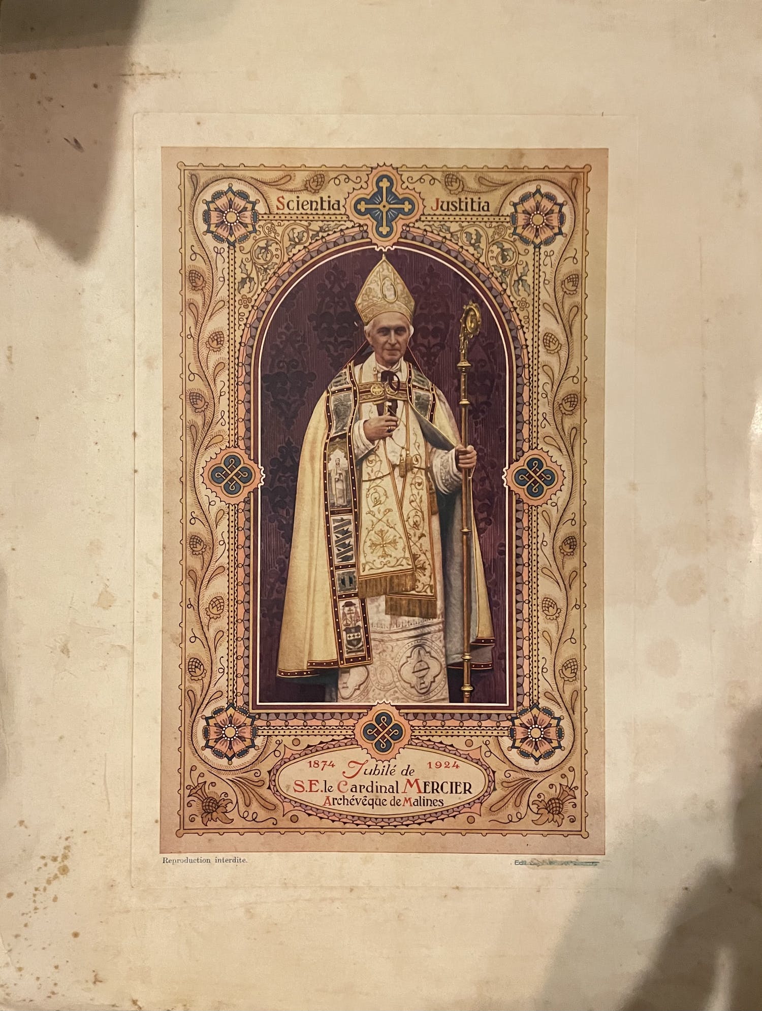 Curiosa - Jubilé de S.E. le Cardinal Mercier 1874-1924 Verkocht ...