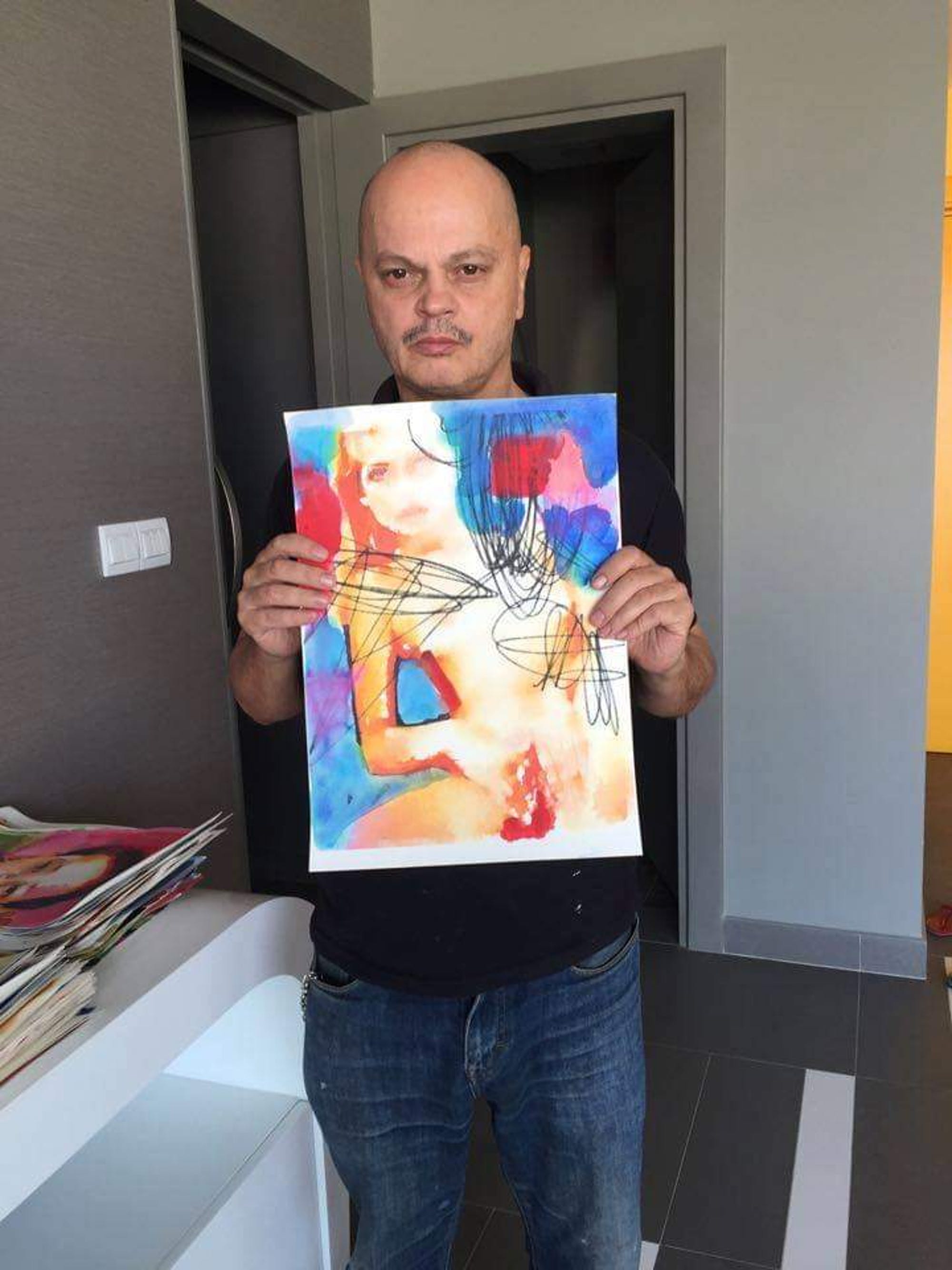 Peter Klashorst - Gemengde techniek - Handgesigneerd !!! kopen? Bied ...