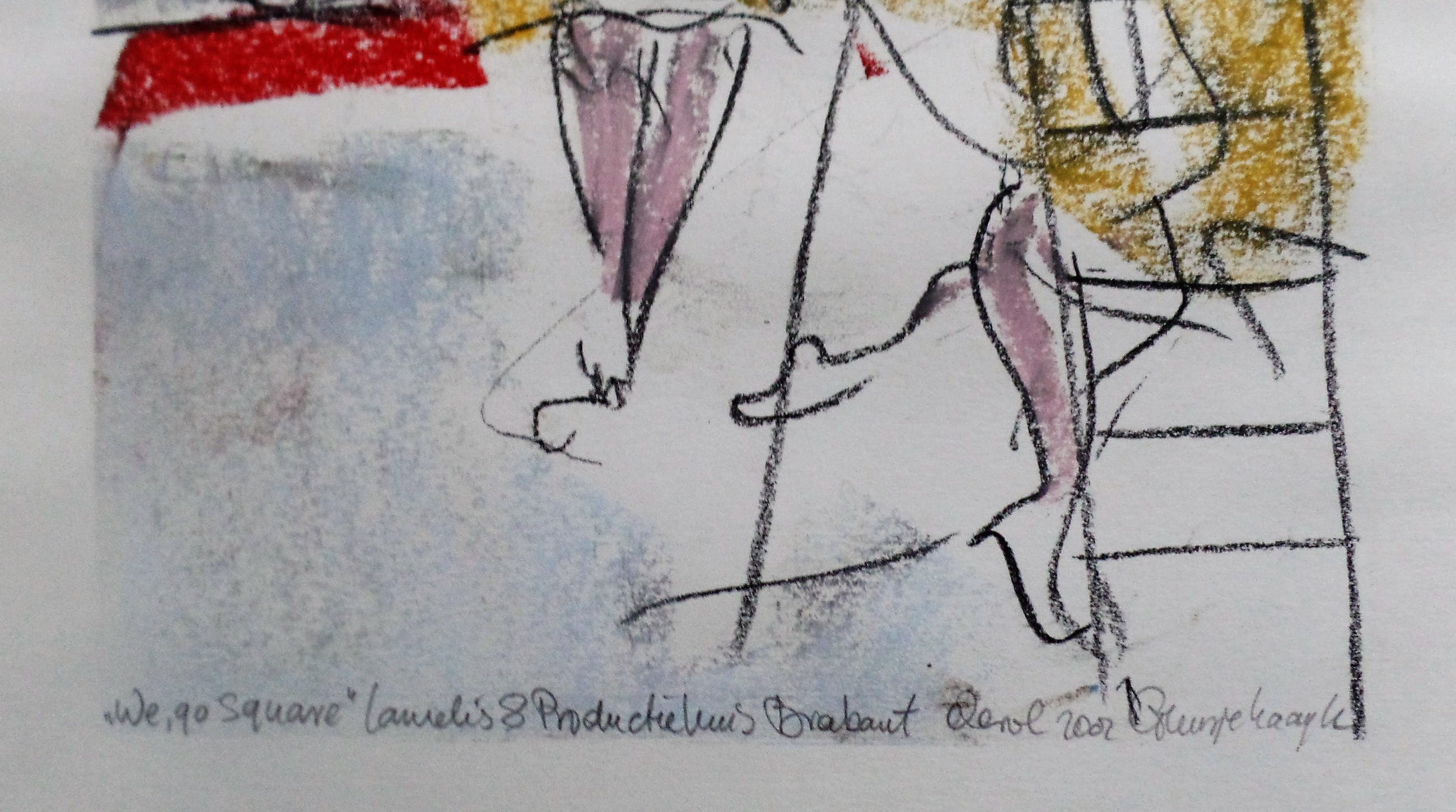 Guusje Kaayk - Oerol 2002 - Tekening Verkocht | Kunstveiling.nl