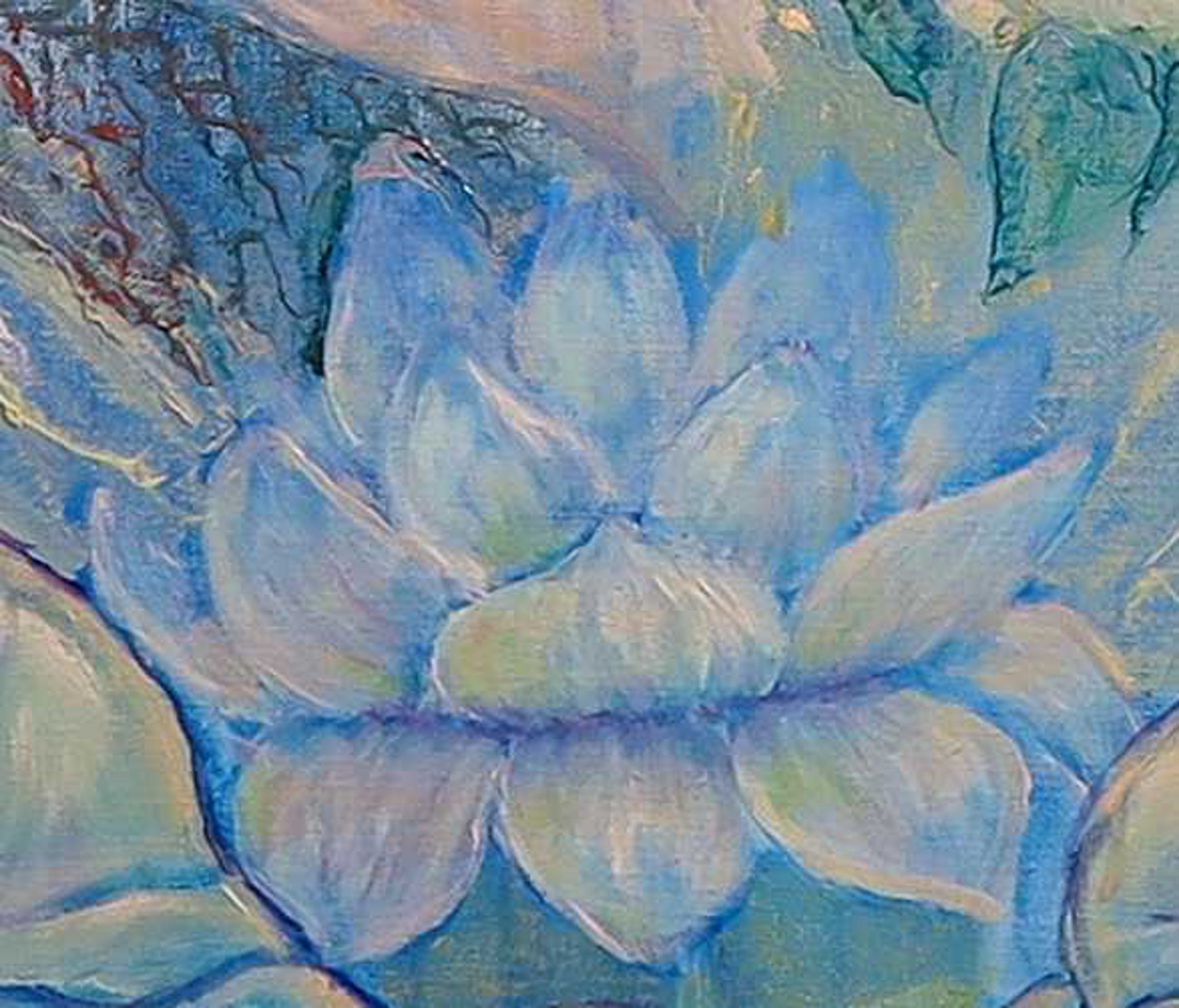 Kiss Riemvis - Olieverf op board, z.t. Fantasy elfen - Ingelijst (Groot ...