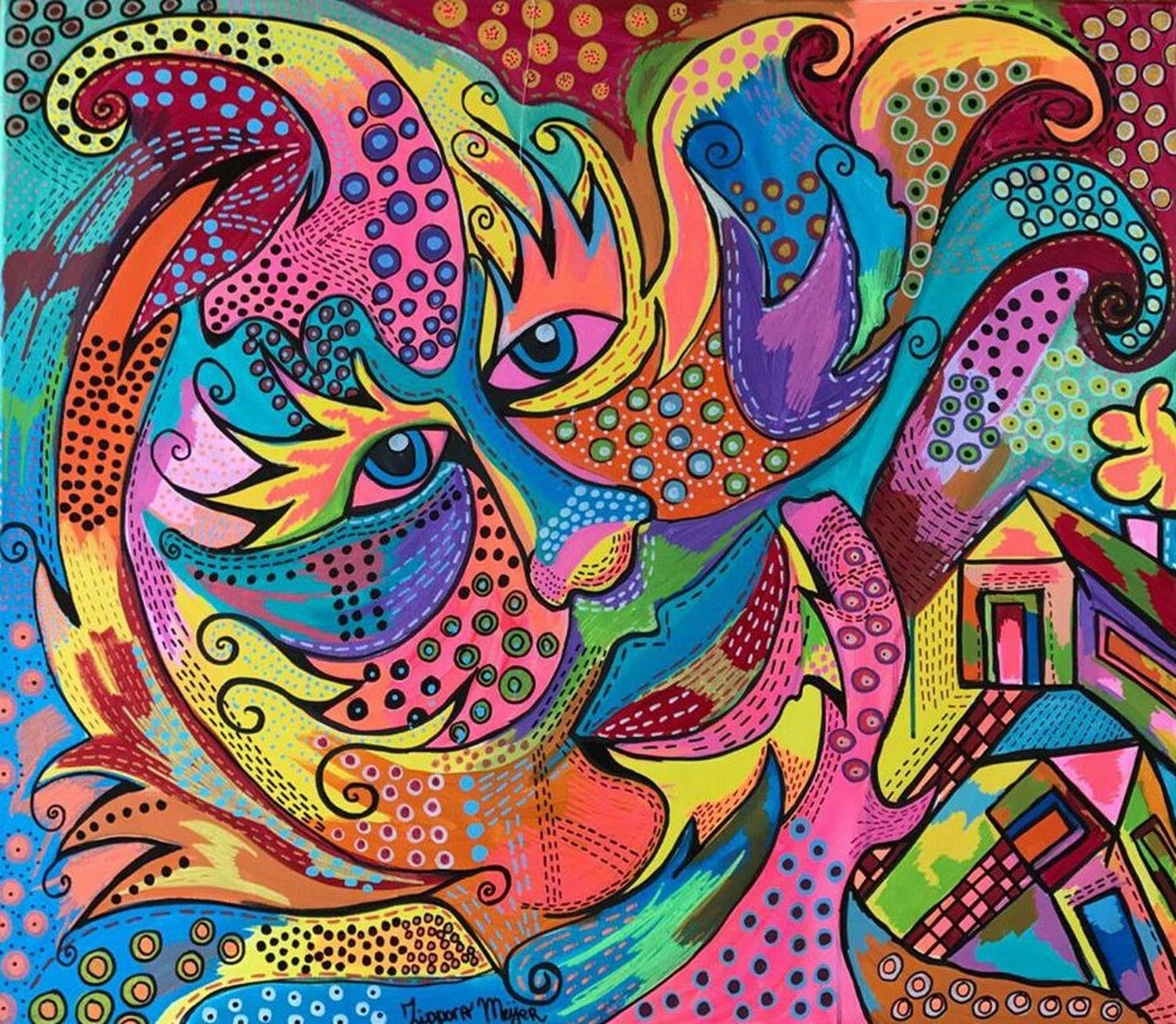 Zippora Sahanaja - Zippora Meijer Portret Verkocht | Kunstveiling.nl