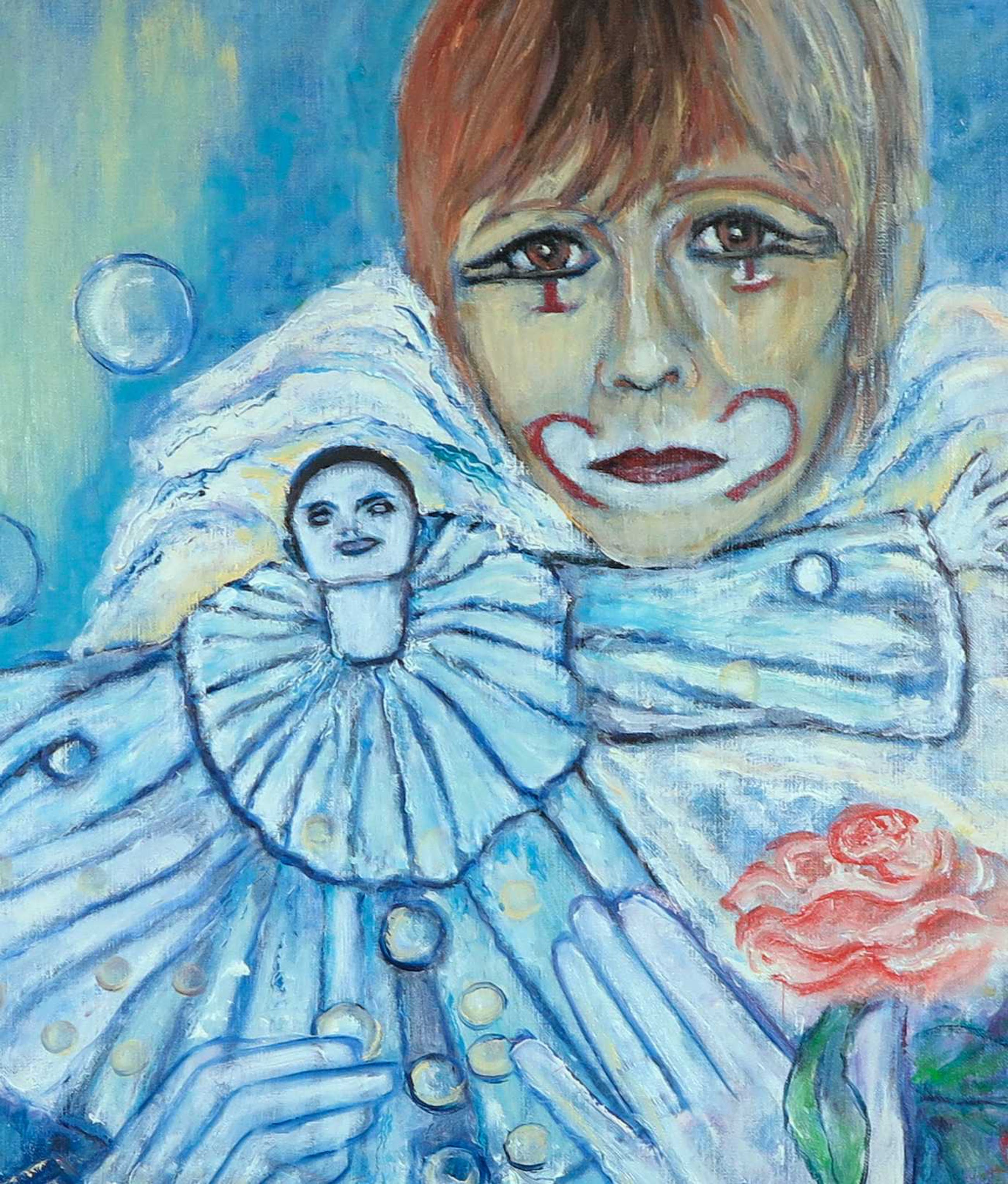 Kiss Riemvis - Olieverf op doek, z.t. Poppenspeler Verkocht ...