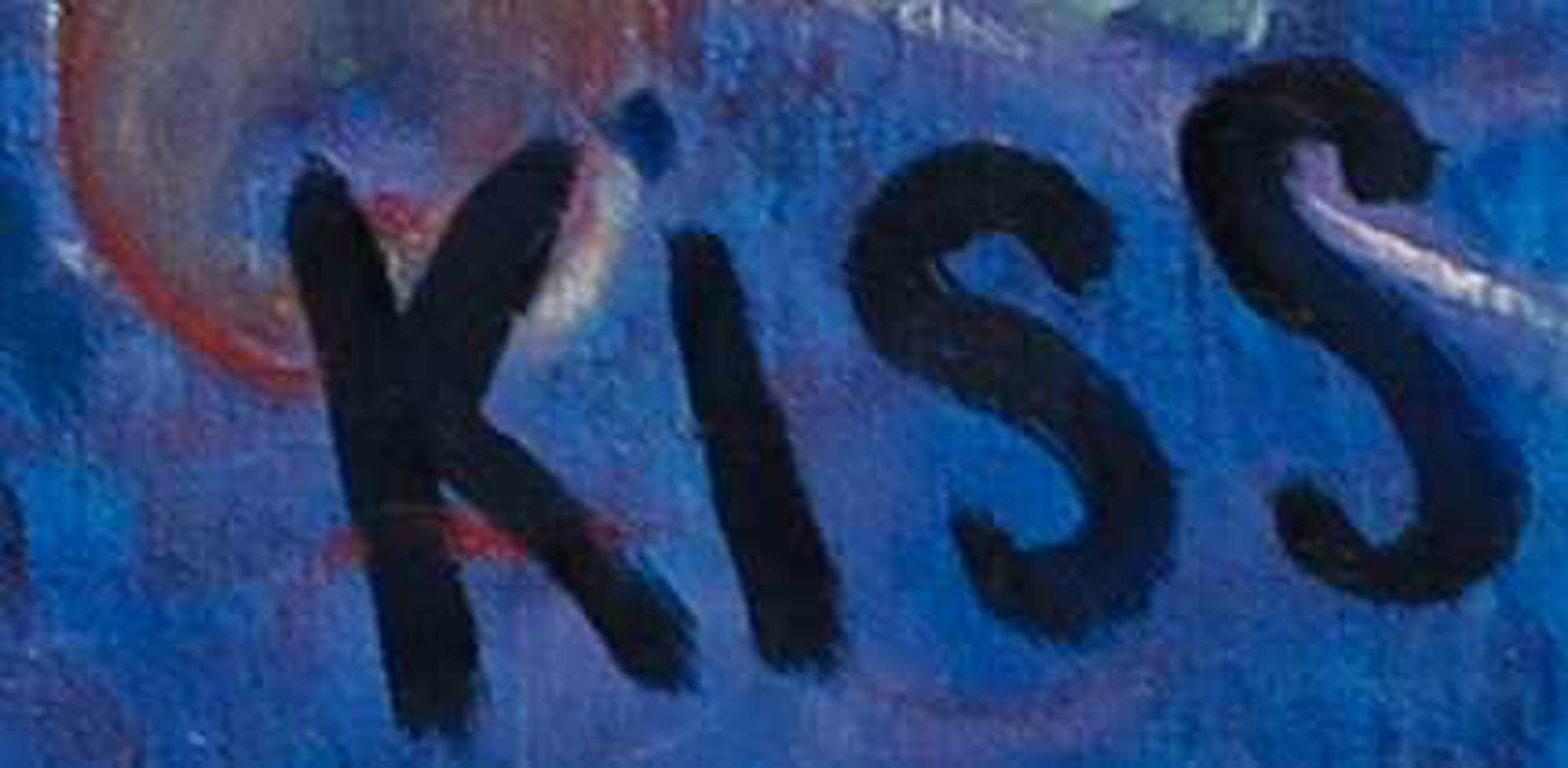 Kiss Riemvis - Olieverf op doek, z.t. Poppenspeler Verkocht ...