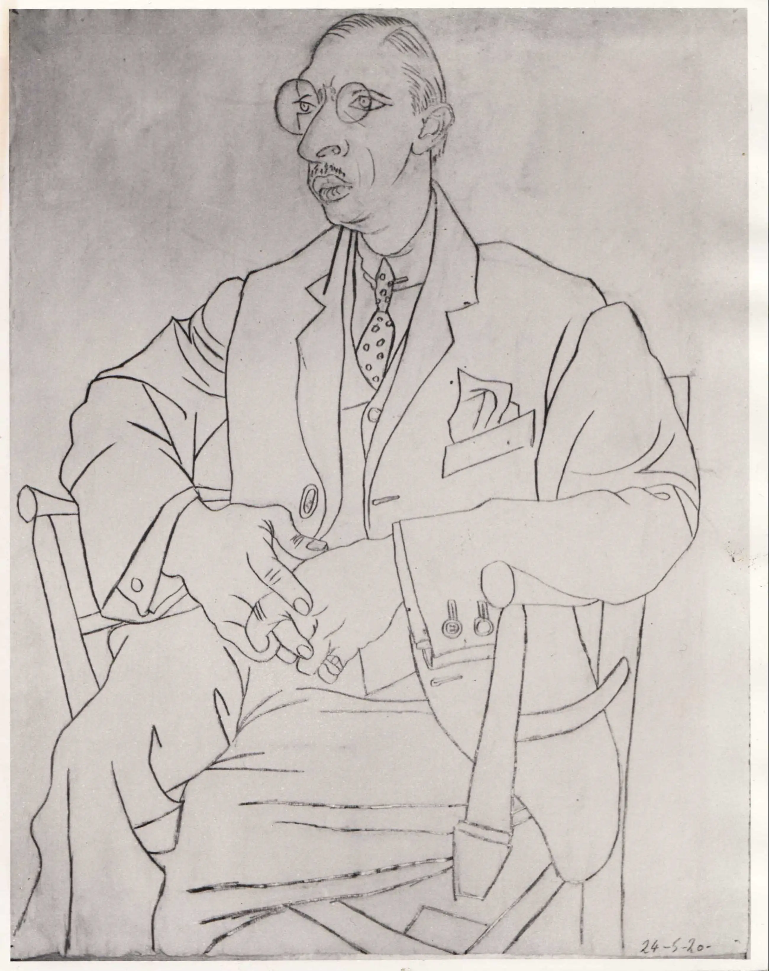 Pablo Picasso - Igor Stravinsky - Gemeente Musea Amsterdam persfoto ...