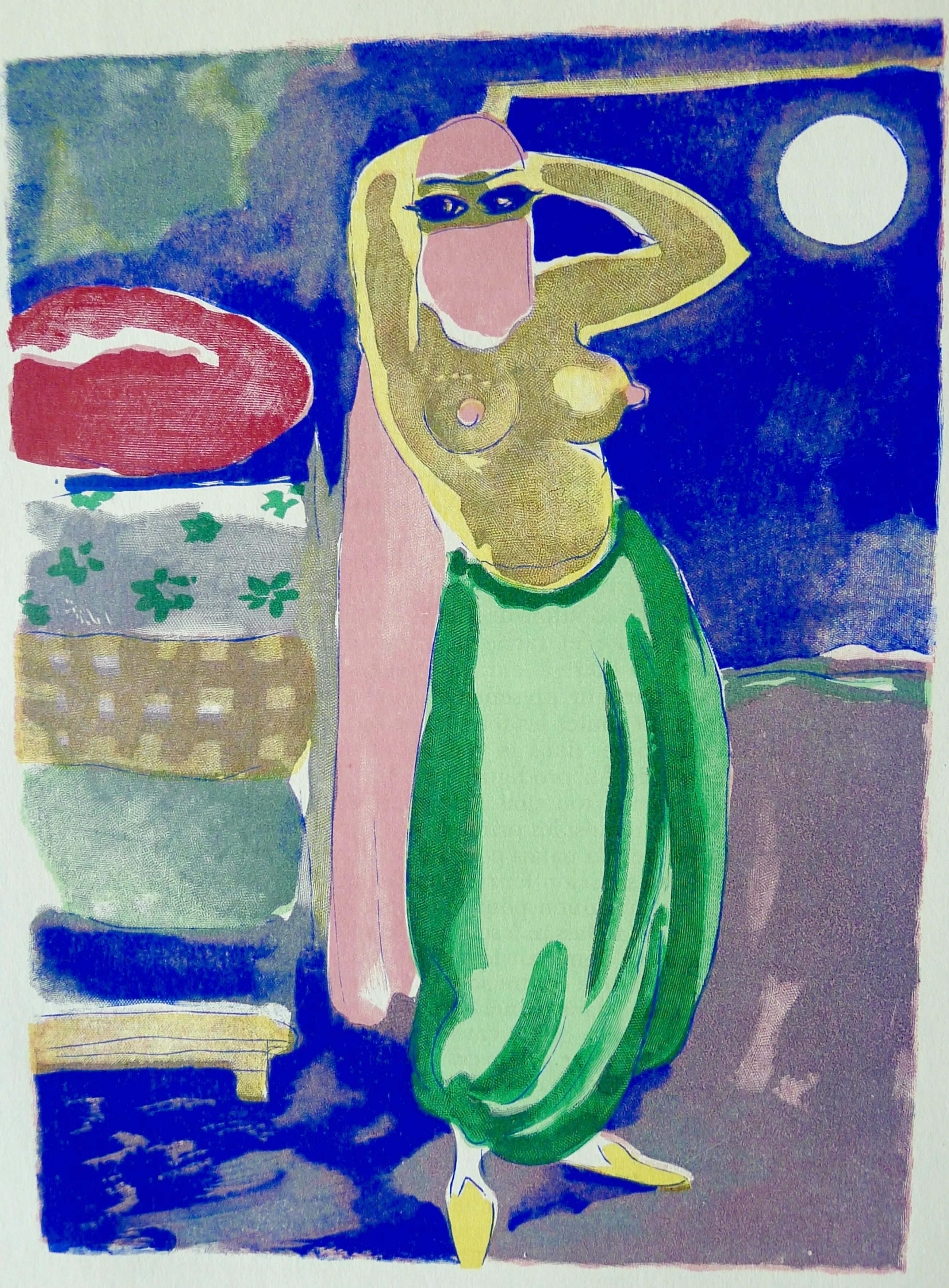 Kees Van Dongen Gravure 1001 Nacht La Culotte Verte Sold View The Auction Result
