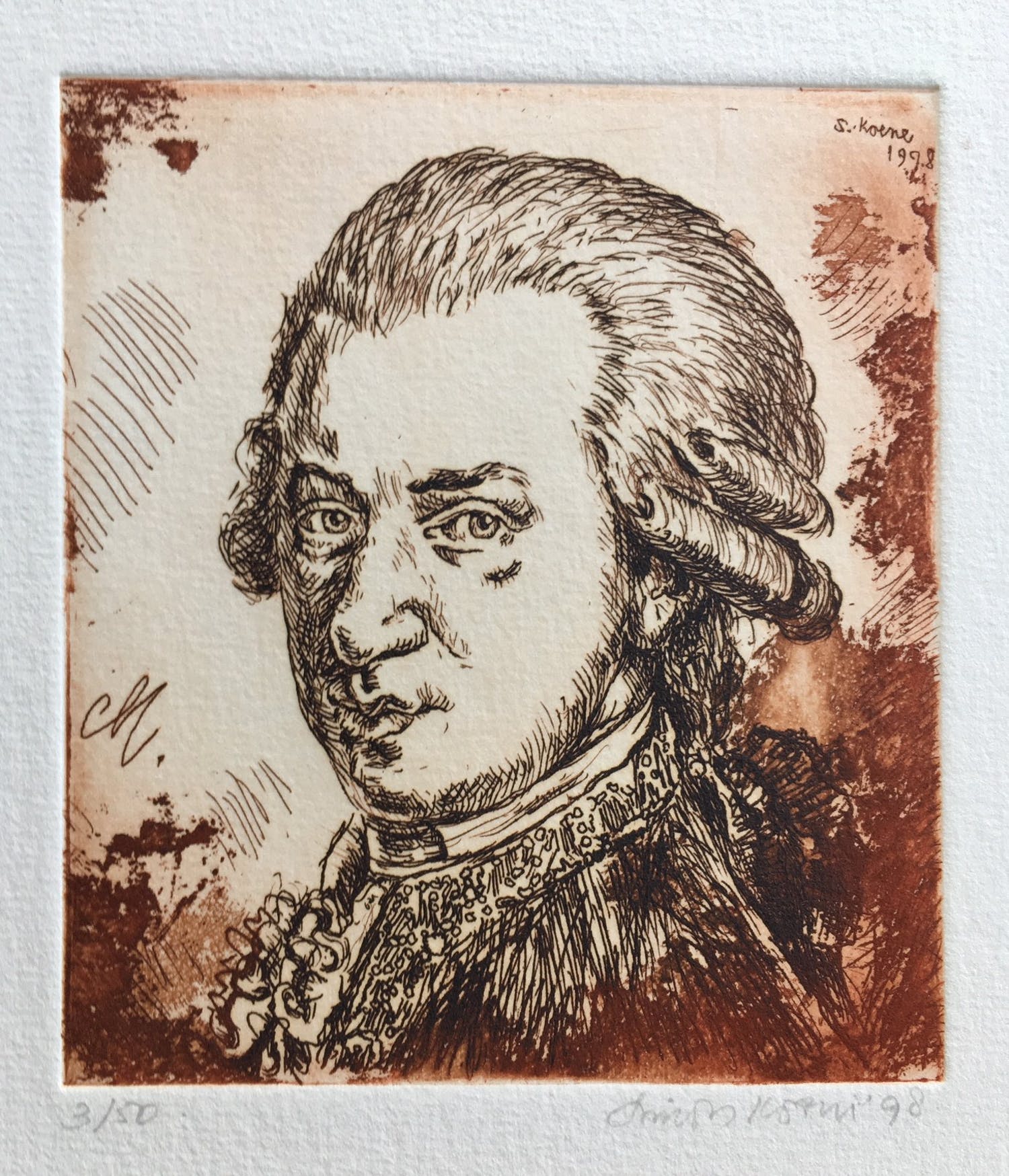 Simon Koene - Wolfgang Amadeus Mozart Verkocht | Kunstveiling.nl