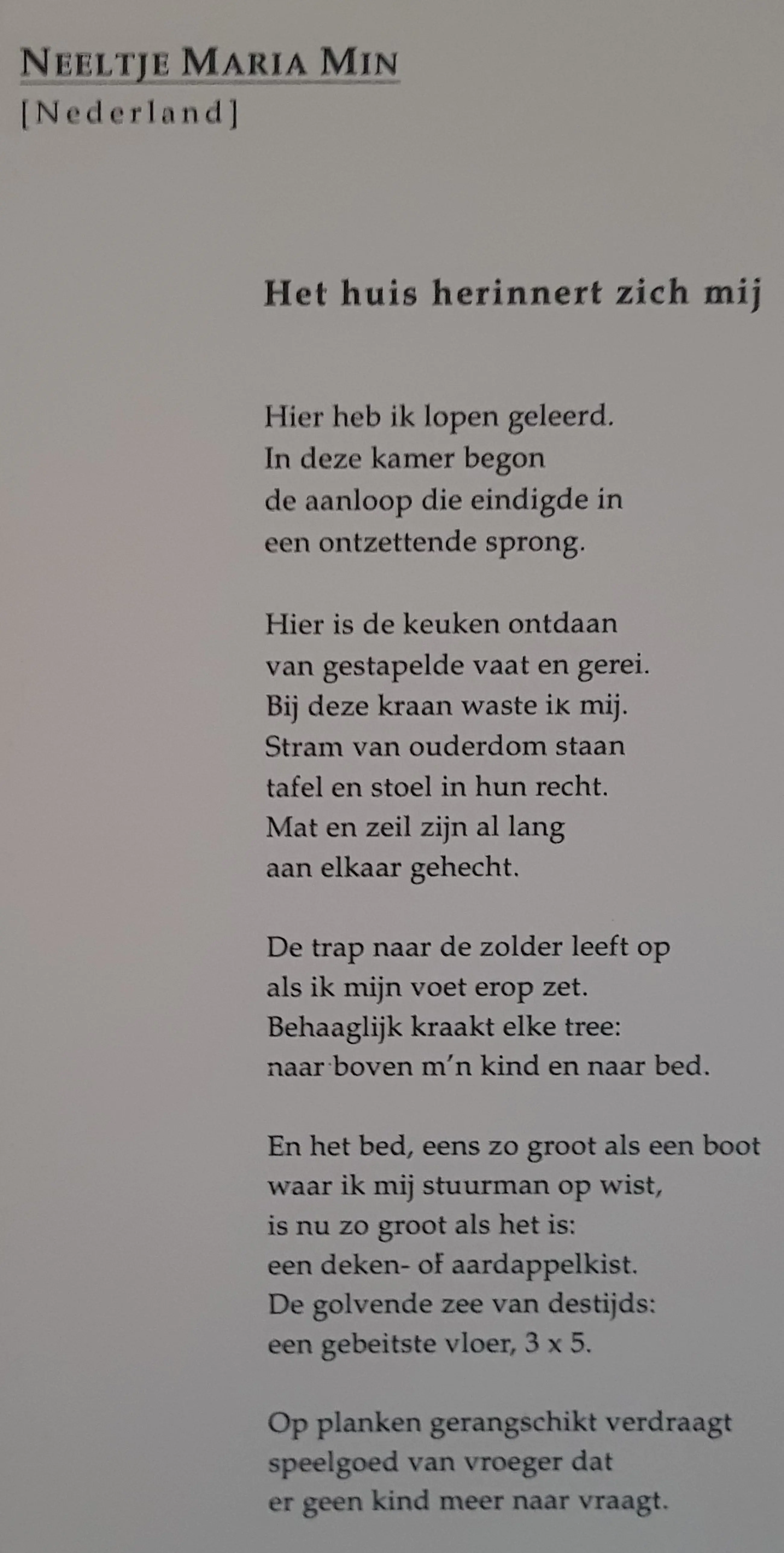 Klaas Gubbels - Walking Table met een schitterend mooi gedicht van ...