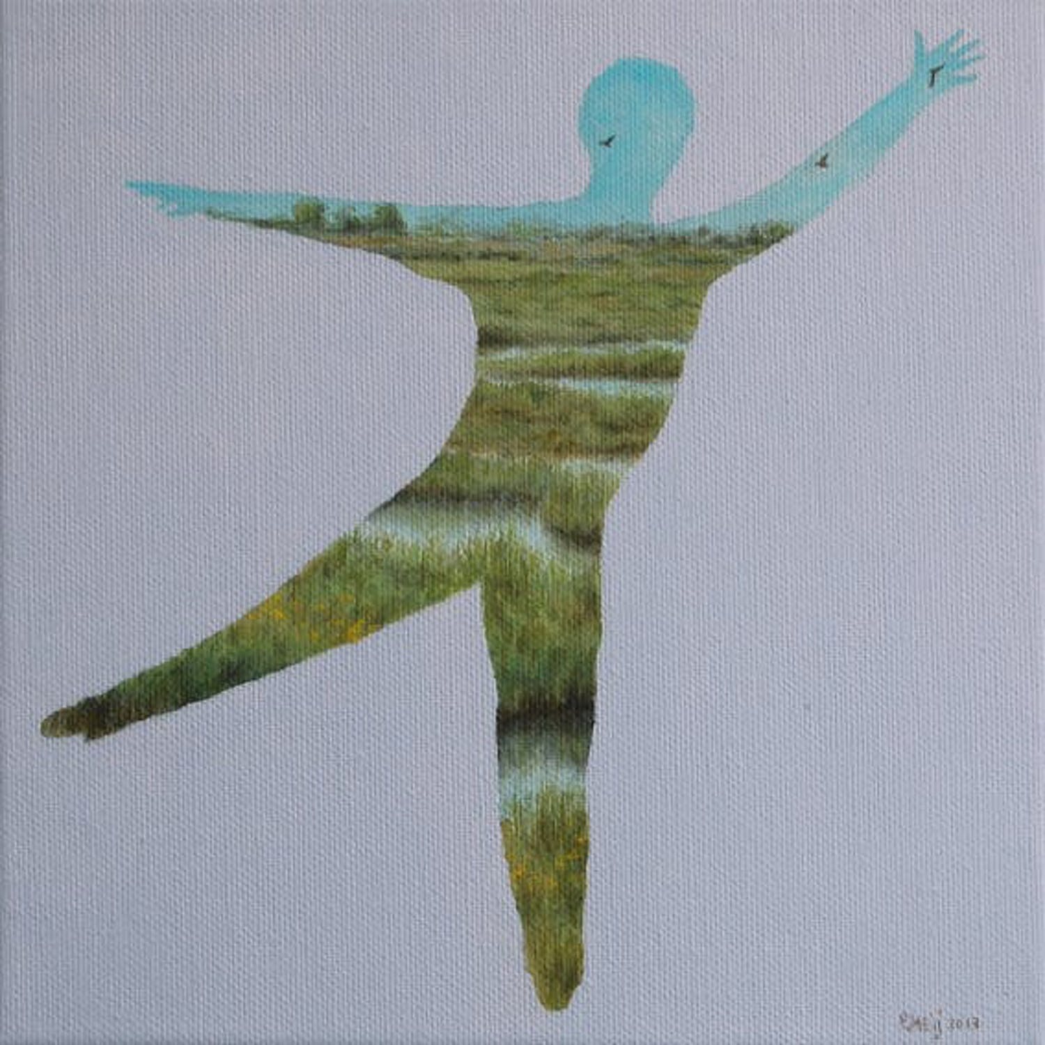 Peter Heij - Jump II (ingelijst) Verkocht | Kunstveiling.nl