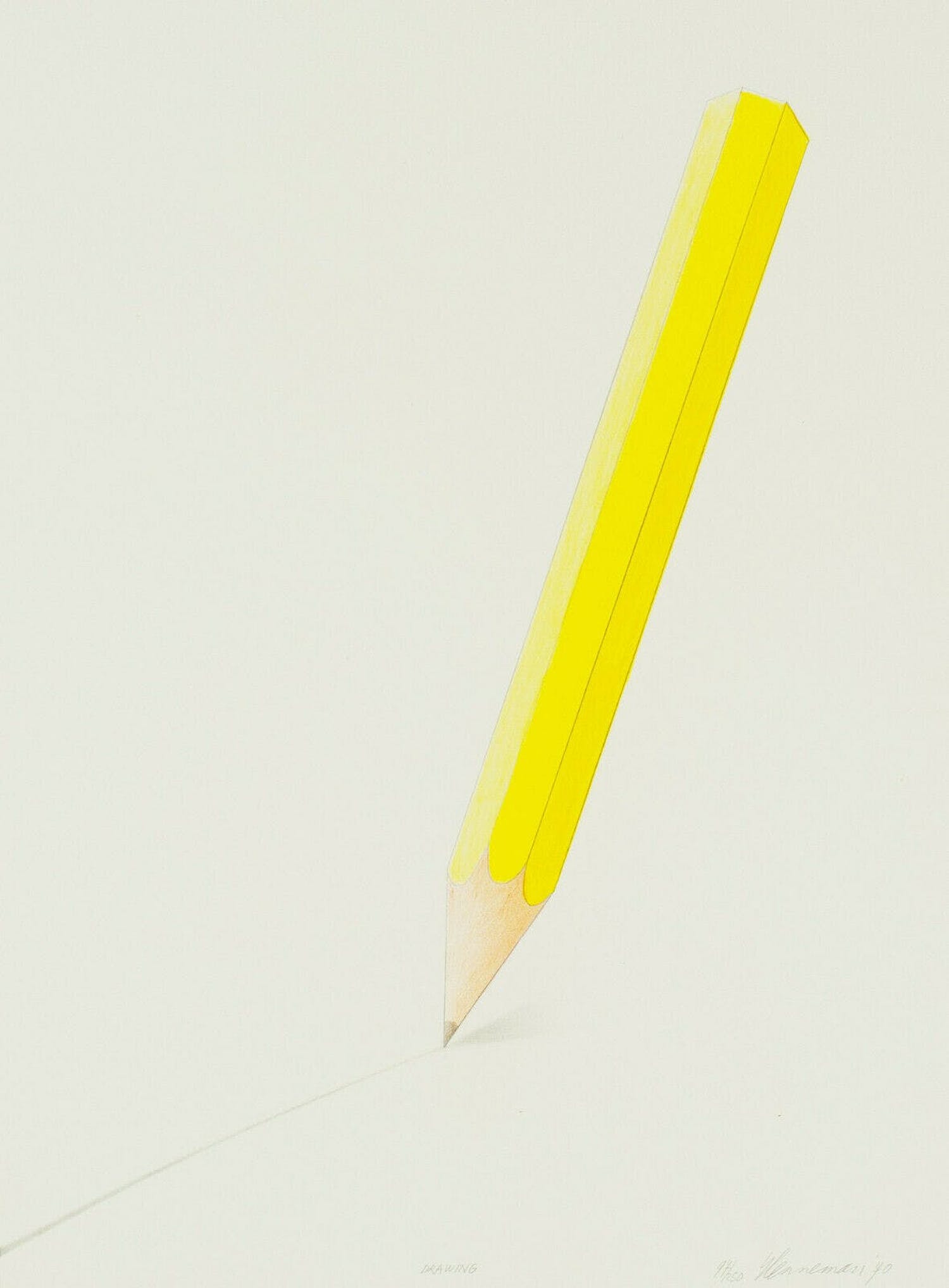 Jeroen Henneman - Drawing/Geel Potlood Verkocht | Kunstveiling.nl