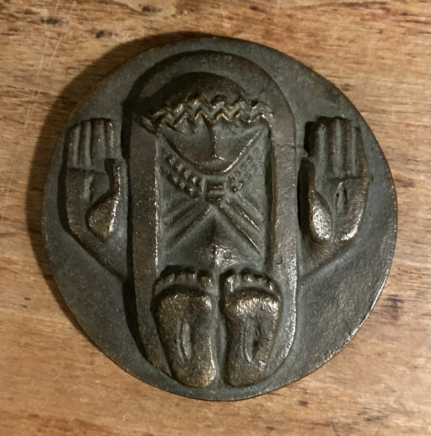 Fred Carasso - Bijzonder bronzen penning Verkocht | Kunstveiling.nl