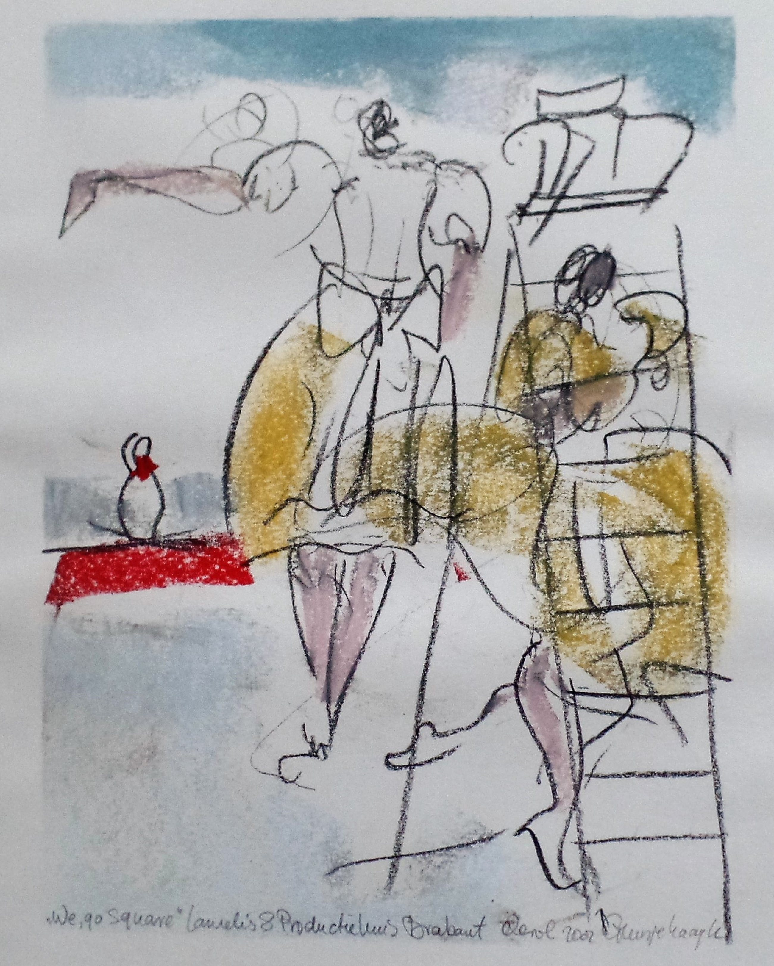 Guusje Kaayk - Oerol 2002 - Tekening Verkocht | Kunstveiling.nl