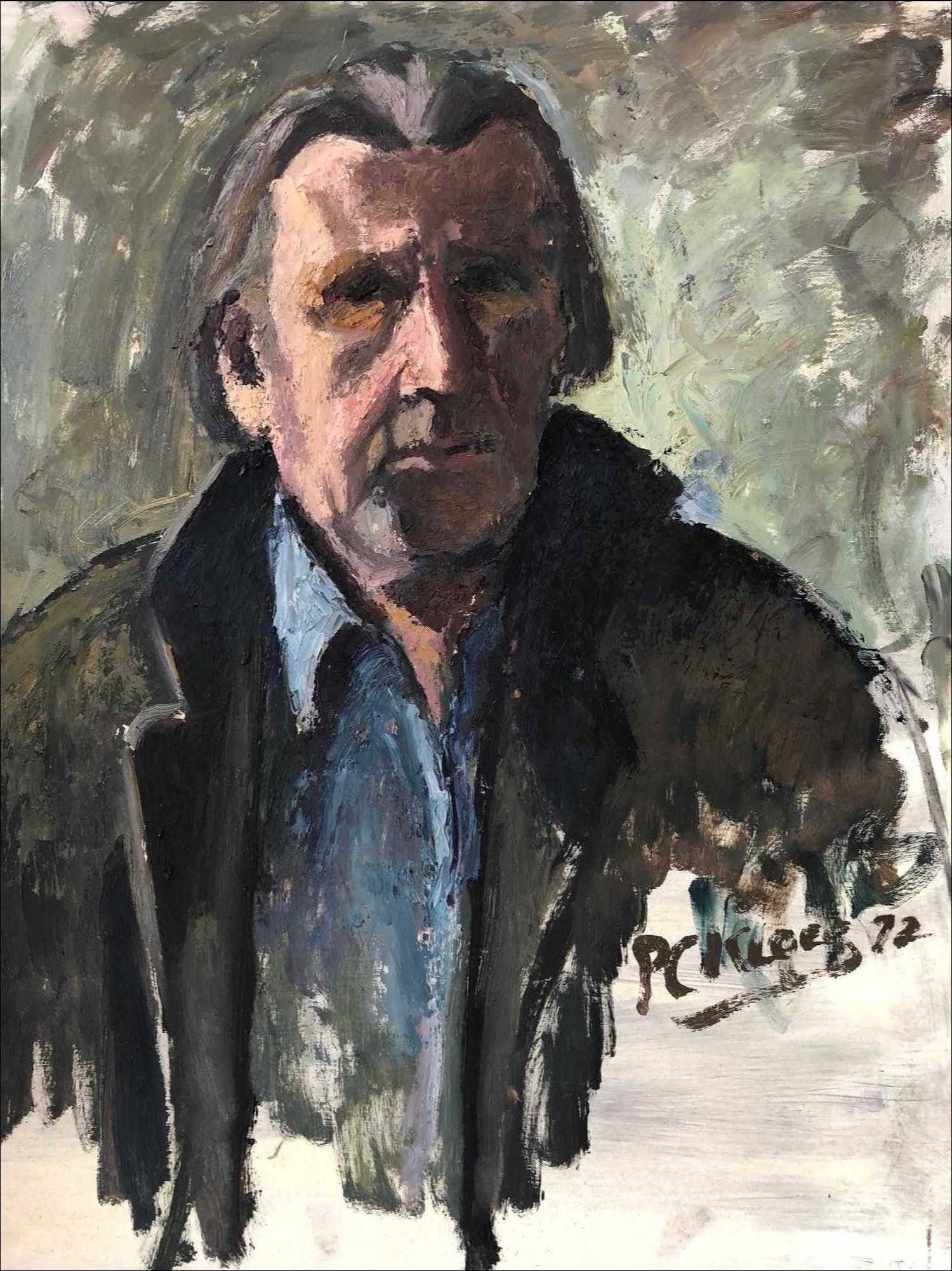 Piet Kloes - Zelfportret Verkocht | Kunstveiling.nl