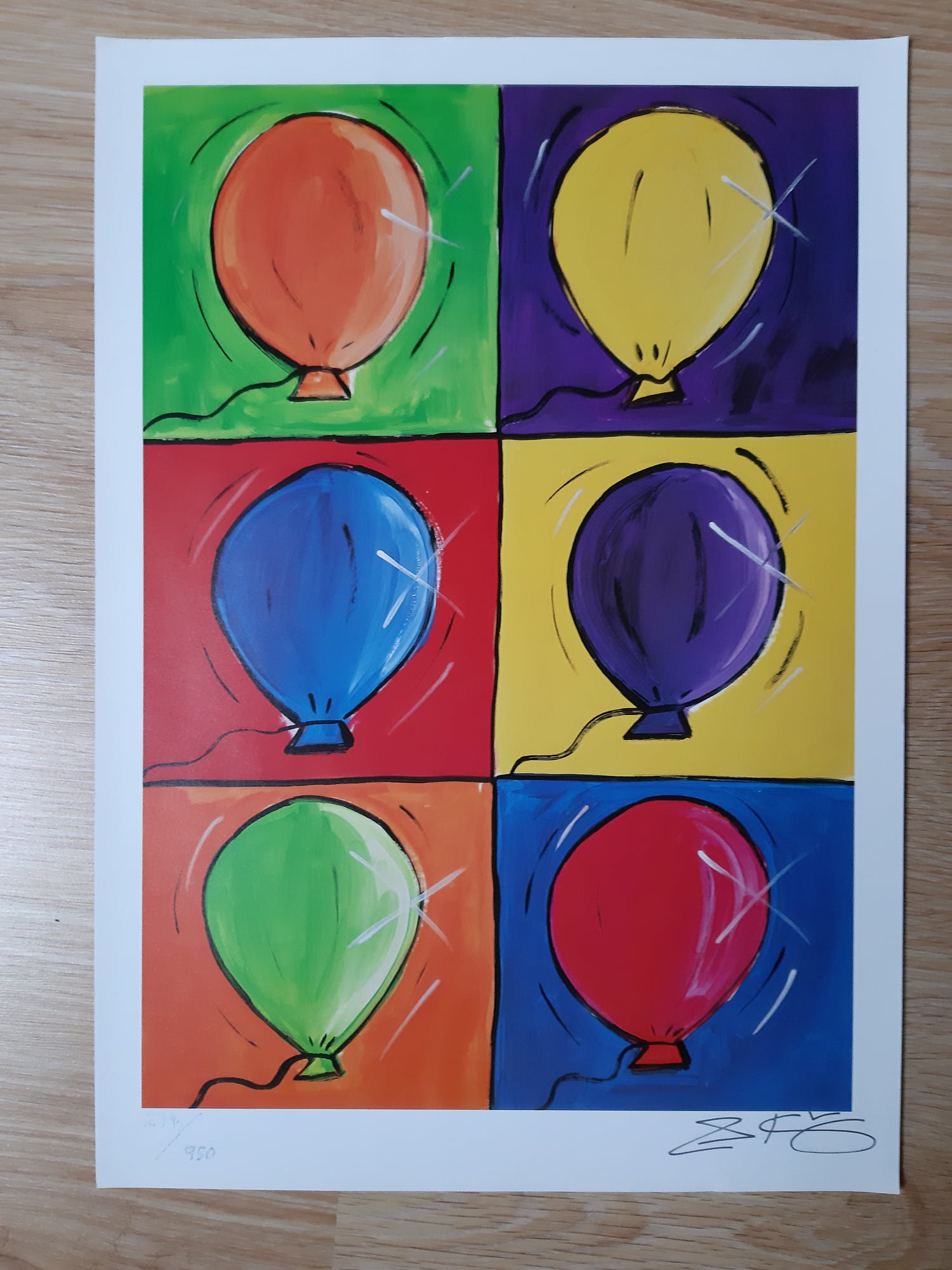Stanley King - 6 Balloons Verkocht | Kunstveiling.nl